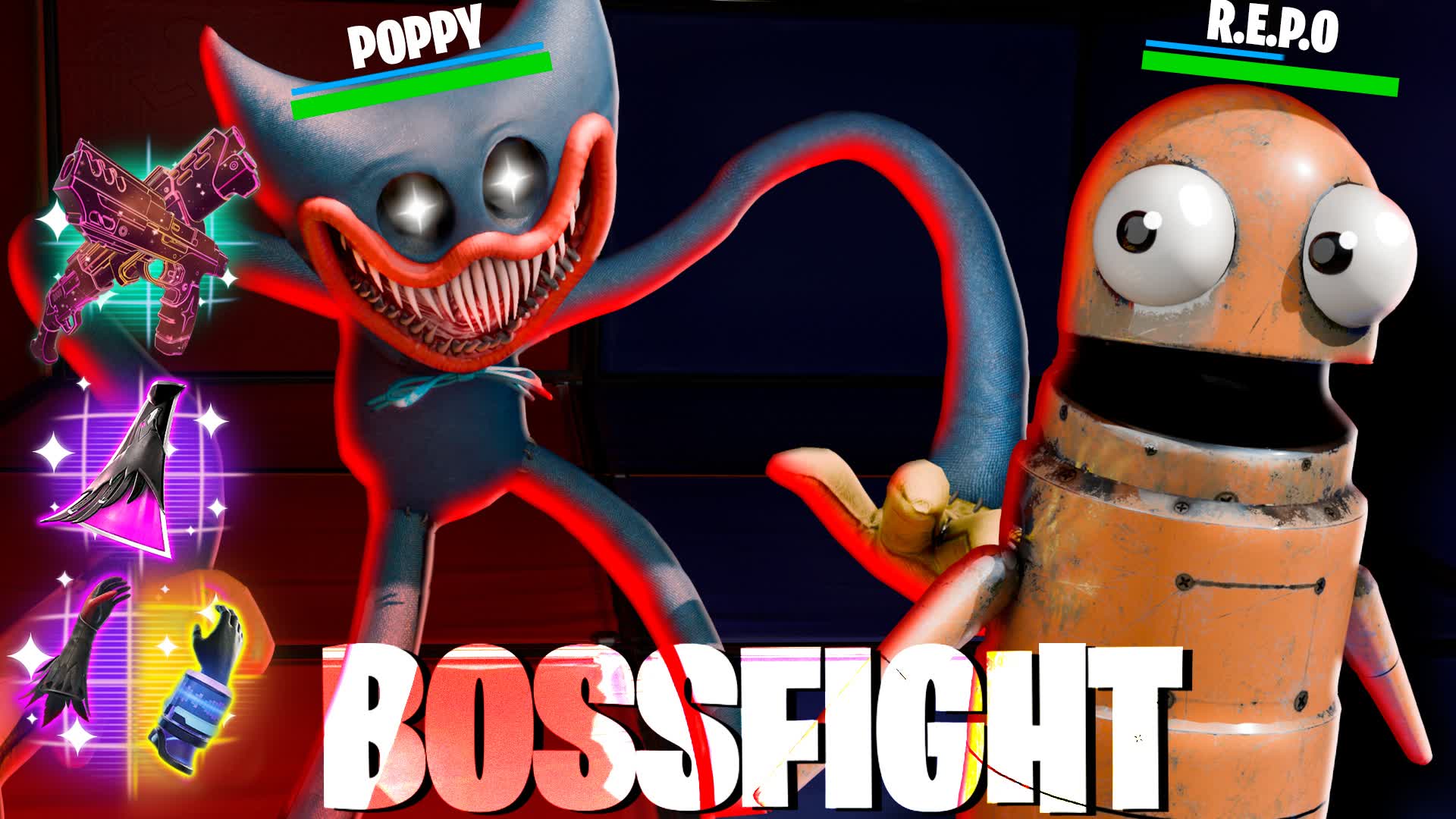 BOSSFIGHT POPPY VS REPO RED VS BLUE 🦸 5223-2760-3032 by nothanck ...