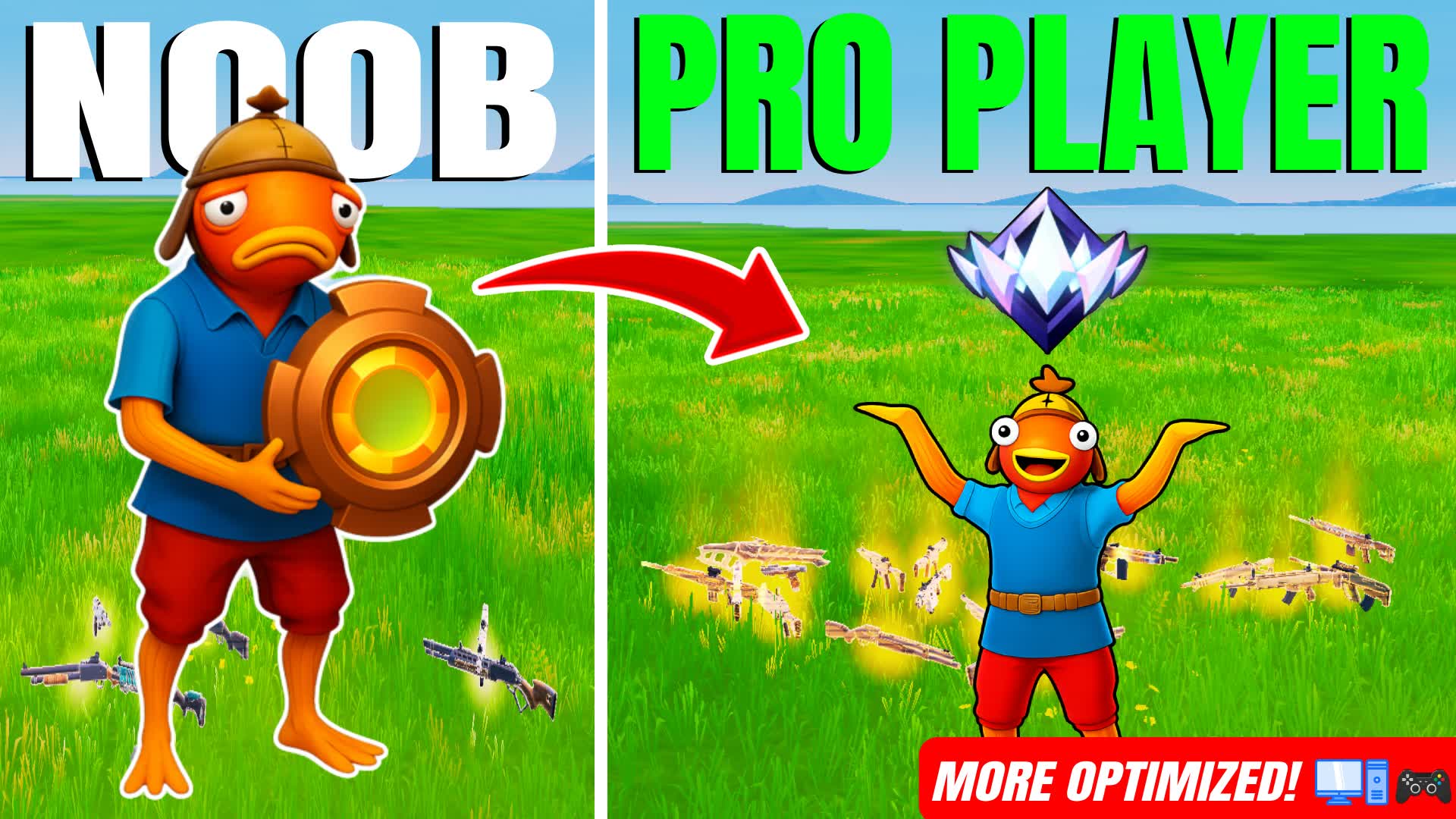 1v1v1 noob vs pro Realistic Free for All 6152-8010-5181 by gogames - Fortnite Creative Map Code ...