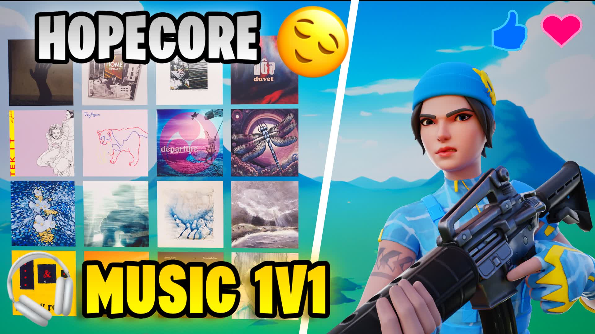 HopeCore Music 1v1😌[More Songs Soon]🎶 5200-6137-3134 by mapsbymalli ...