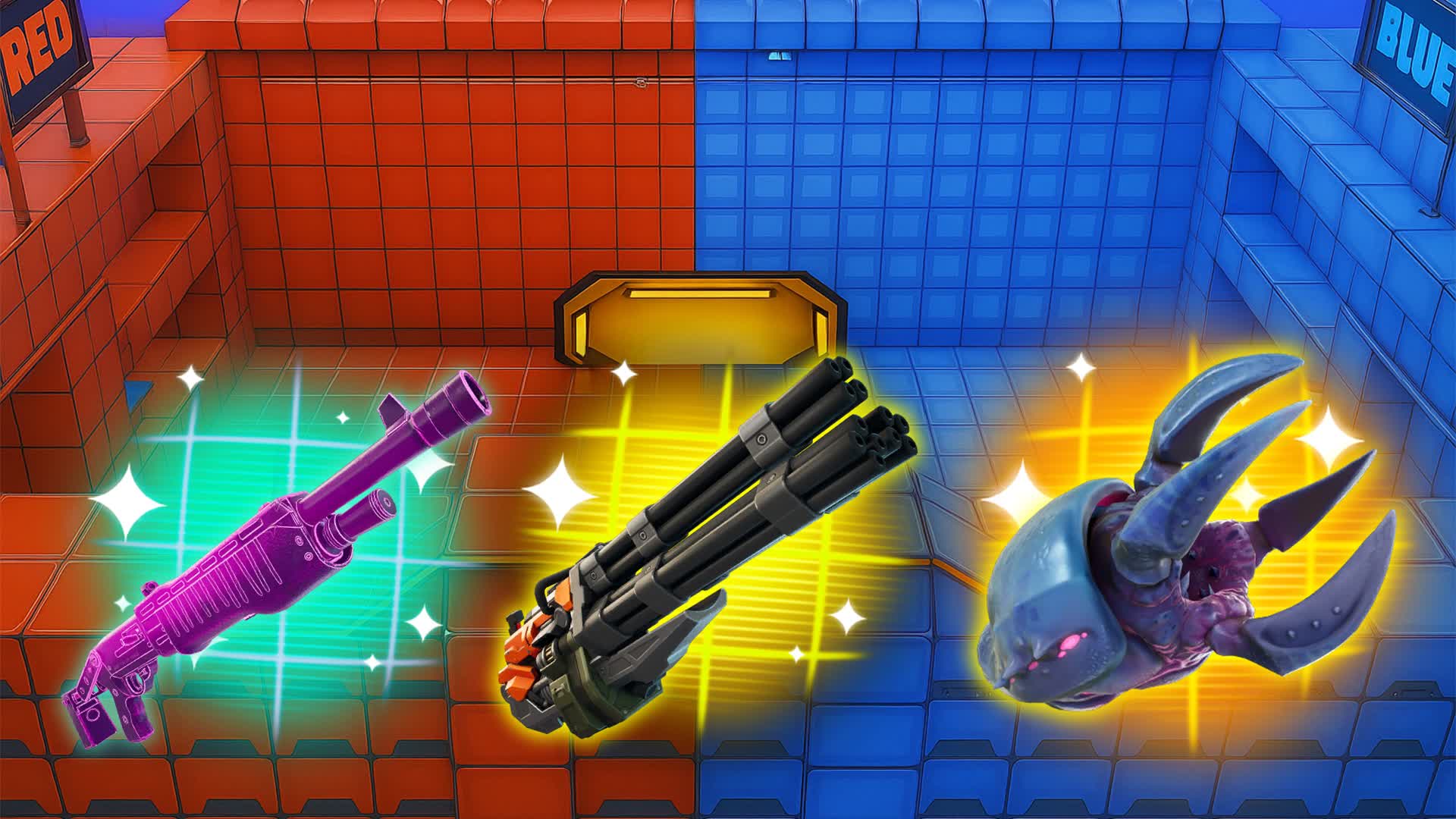 Legendary Red vs Mythic Blue 🔴🔵 7067-8901-9297 by 1v1a - Fortnite ...