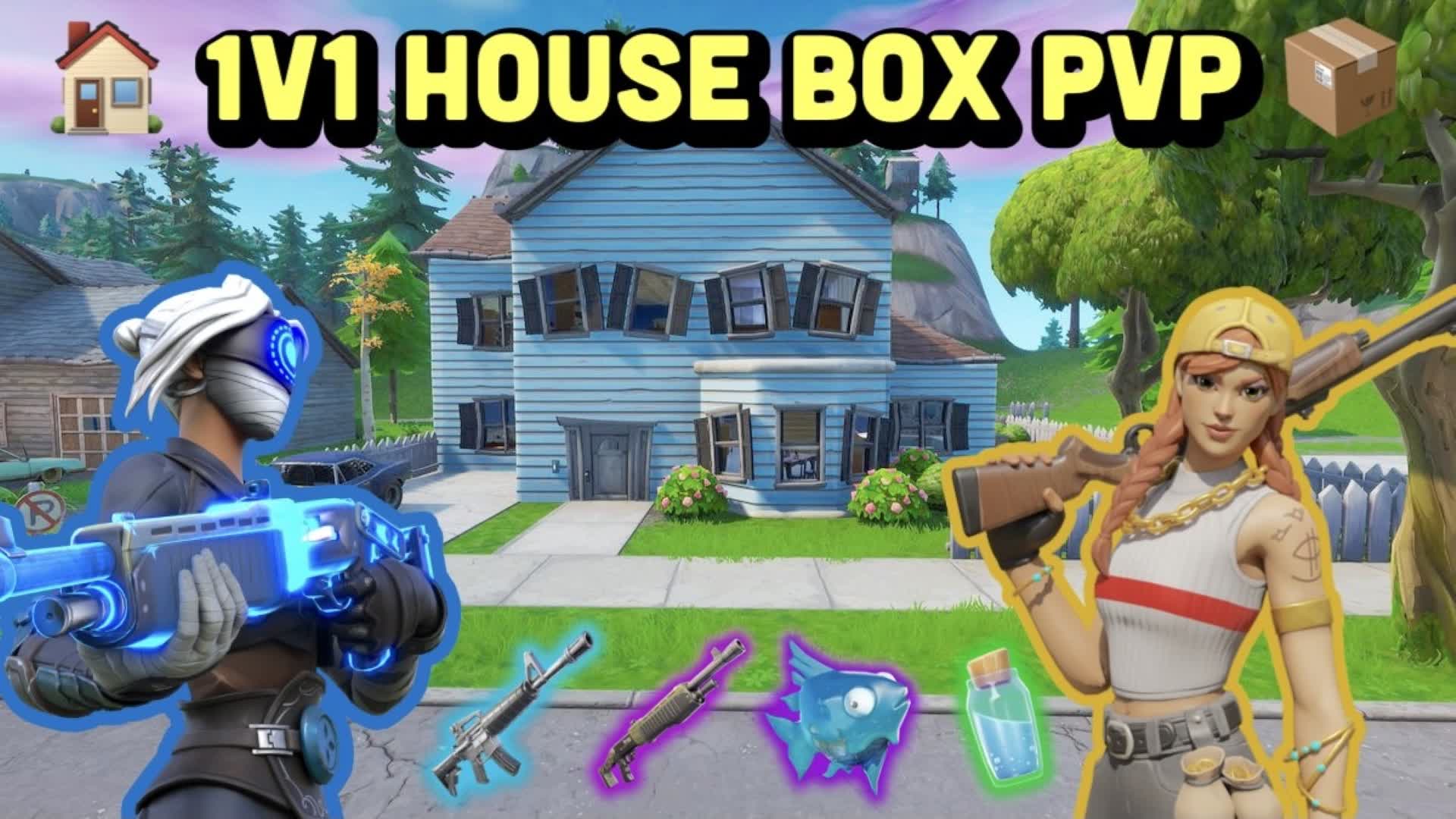 🏠 1v1 HOUSE BOX PVP 📦 0400-1310-0330 by fosteroid - Fortnite Creative ...