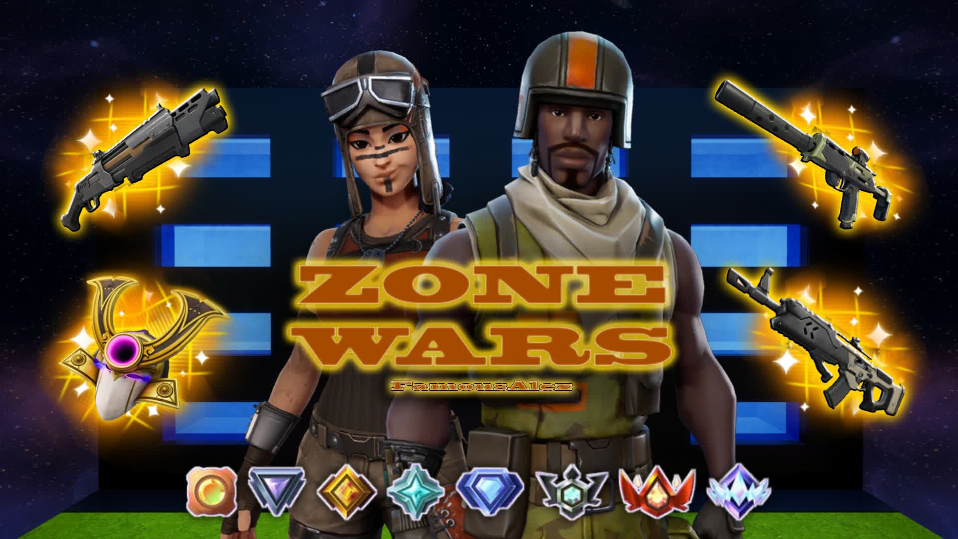 Zone wars 16 players 2025 1025-2064-8806 by mrfamousalex - Fortnite