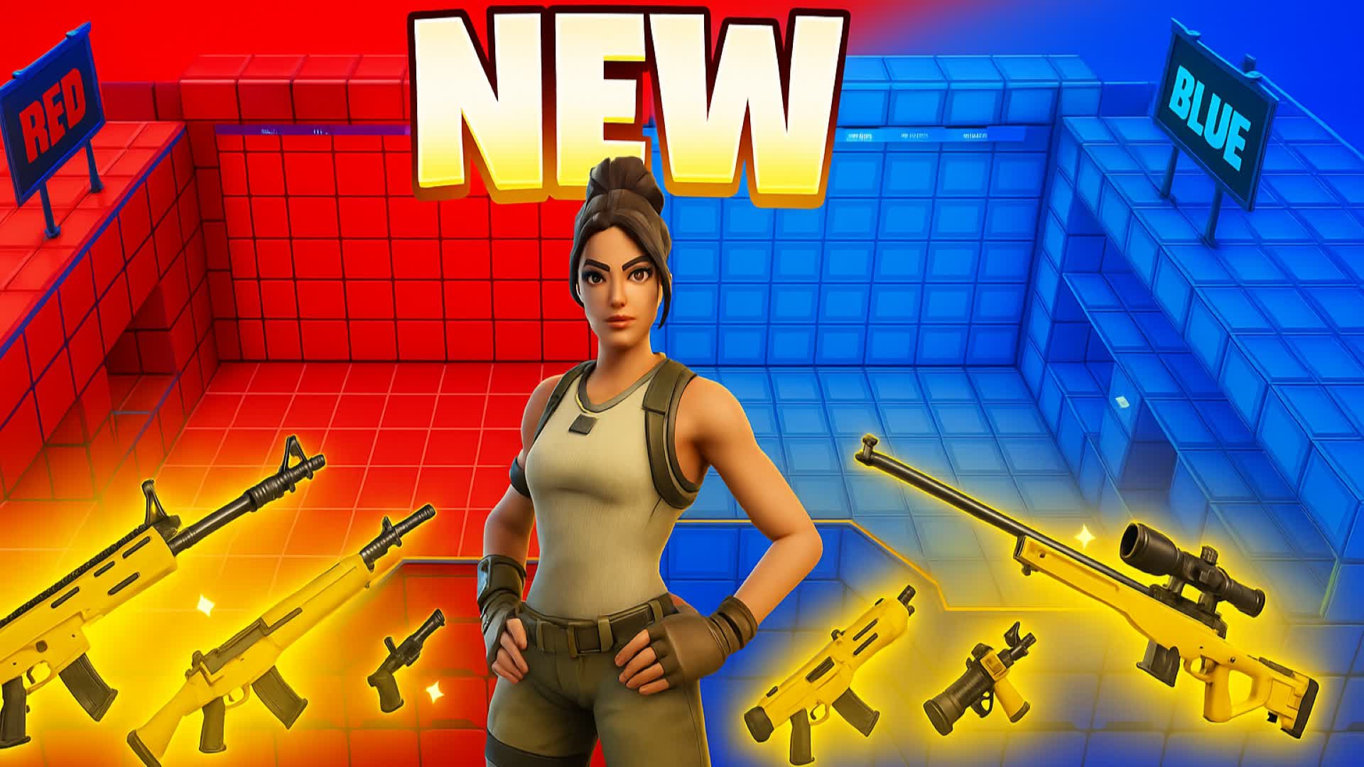ULTIMATE RED VS BLUE 2025 8882-8005-5705 by gnuws - Fortnite Creative Map Code - Fortnite.GG