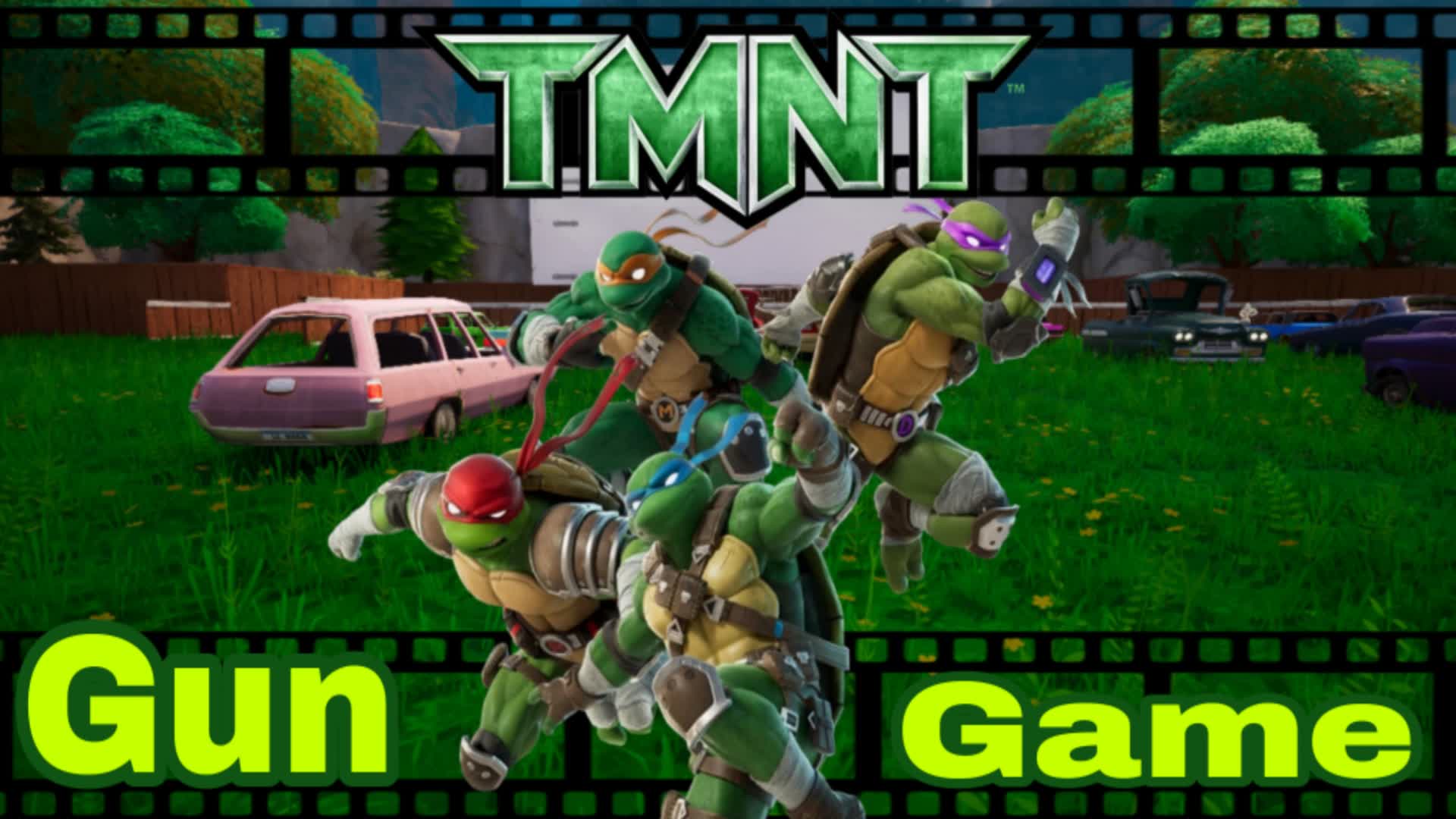 TMNT Risky Reels Gun Game 8107-4997-3384 من ابتكار yesimnick - Fortnite