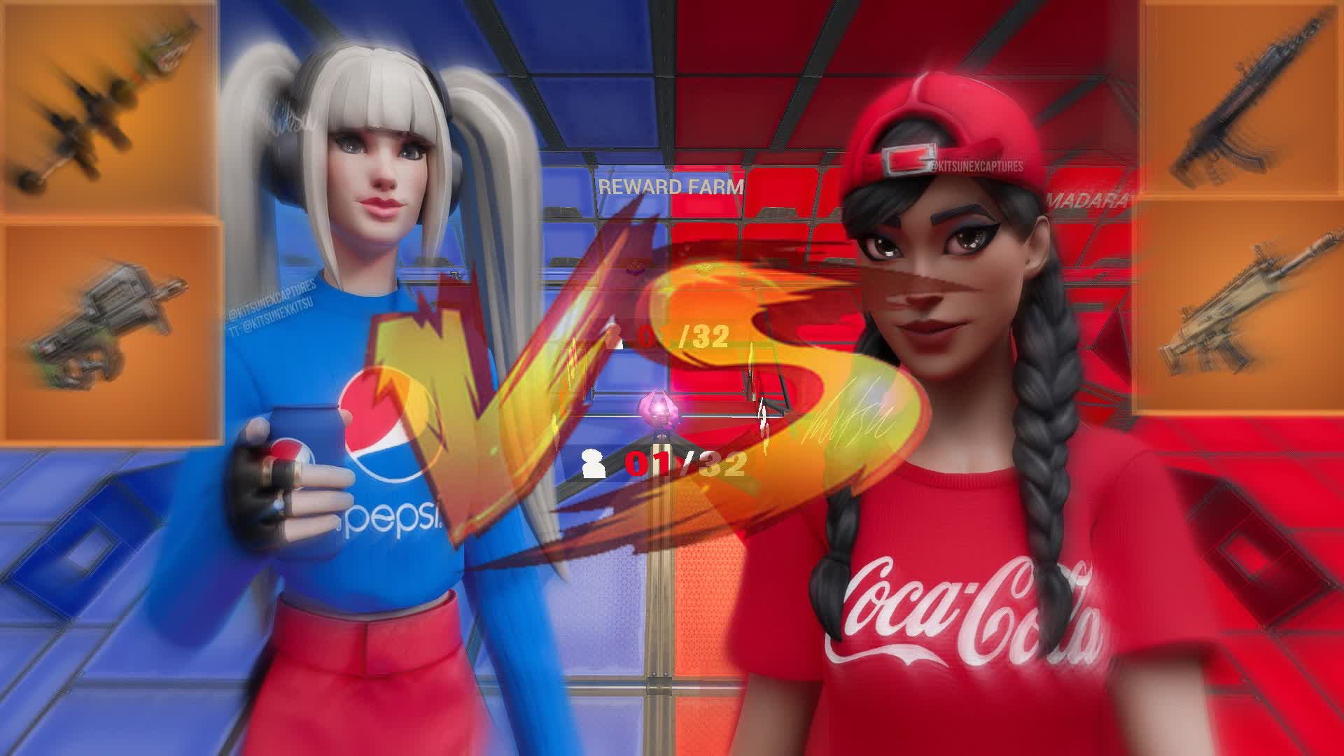 🔵PEPSI VS COCA COLA🔴 9563-4484-3250 by 669zertox - Fortnite Creative ...