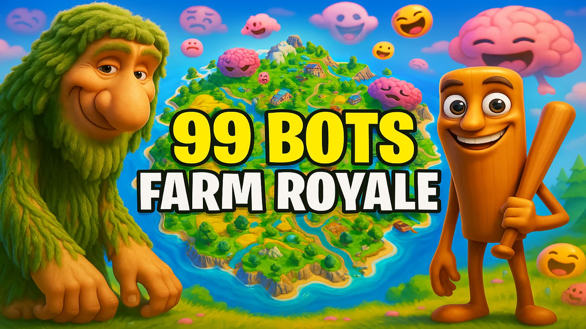 MEME 99 BOTS ROYALE⭐ (ALL CARS) 1V1 FFA 6143-6339-7590 by ryxb ...