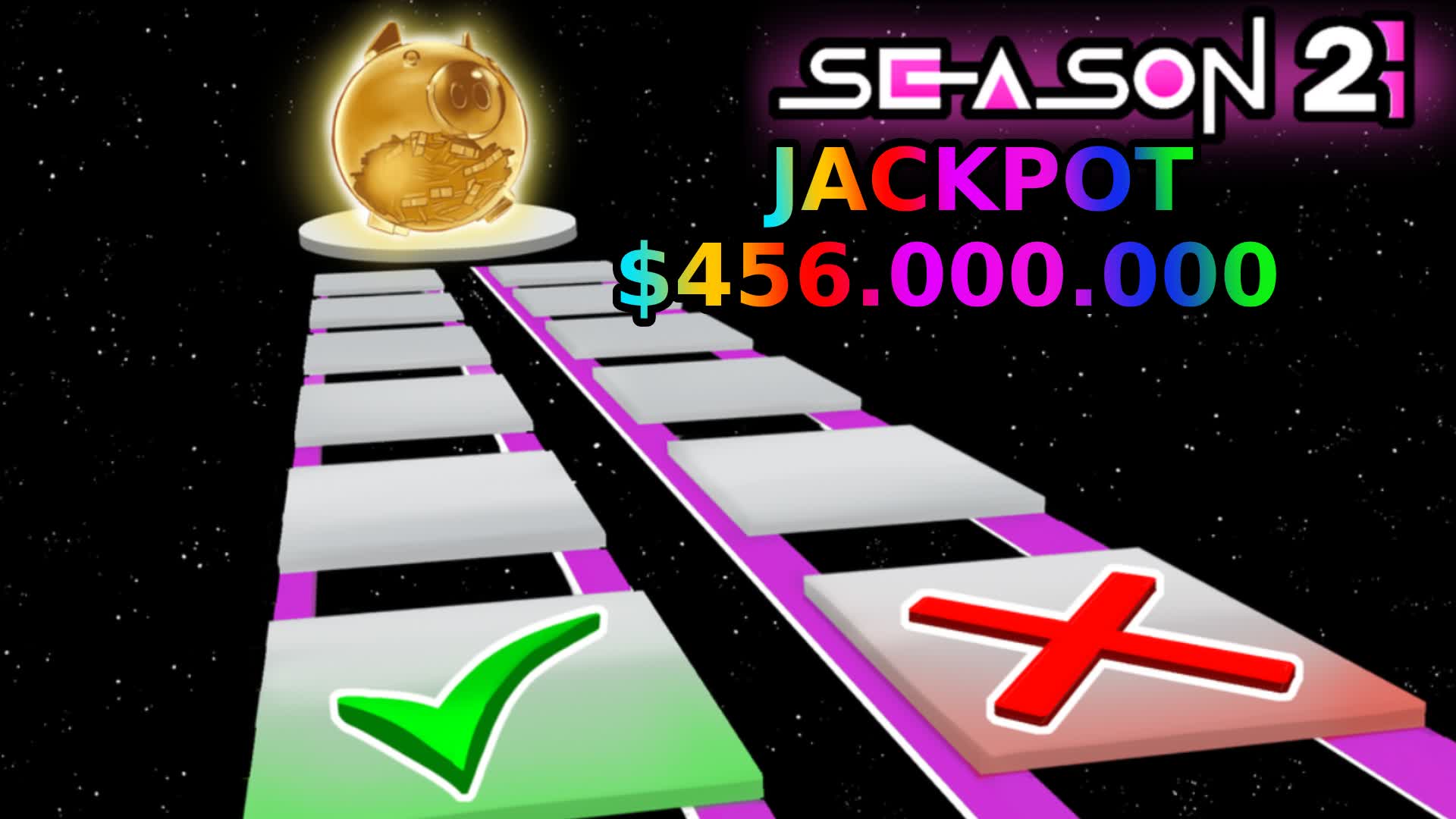 😱IMPOSSIBLE GLASS BRIDGE!! SQUID GAME🦑 1788-2630-6638 by pizzaismybest ...