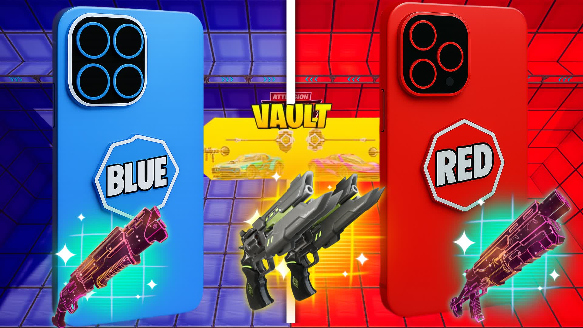SUPER RED VS BLUE 🔴🔵 2425-8536-5381 by dreykk - Fortnite