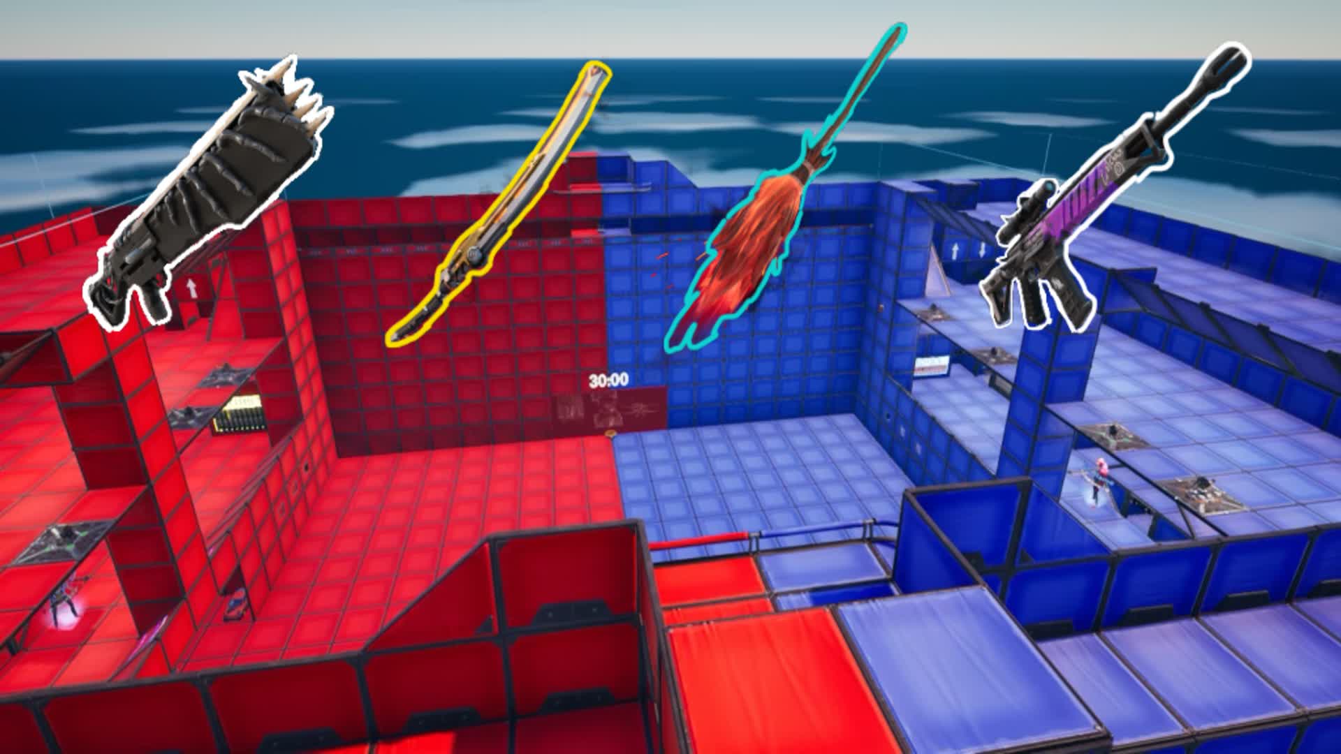 🔴Red Vs Blue🟦Frenzy 9611-7984-5502 by rooneyfn - Fortnite Creative Map ...