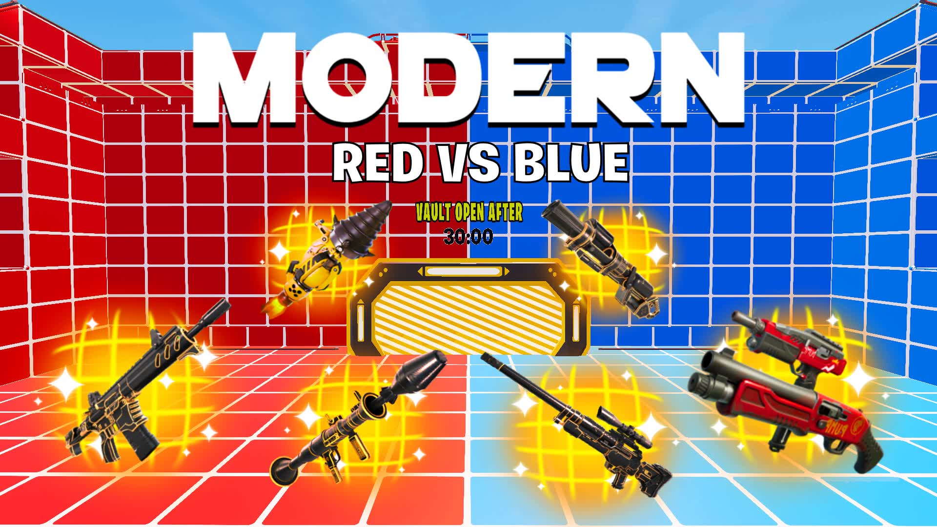 MODERN RED VS BLUE 🔴🔵 2415-9826-2186 by vertin777 - Fortnite Creative ...