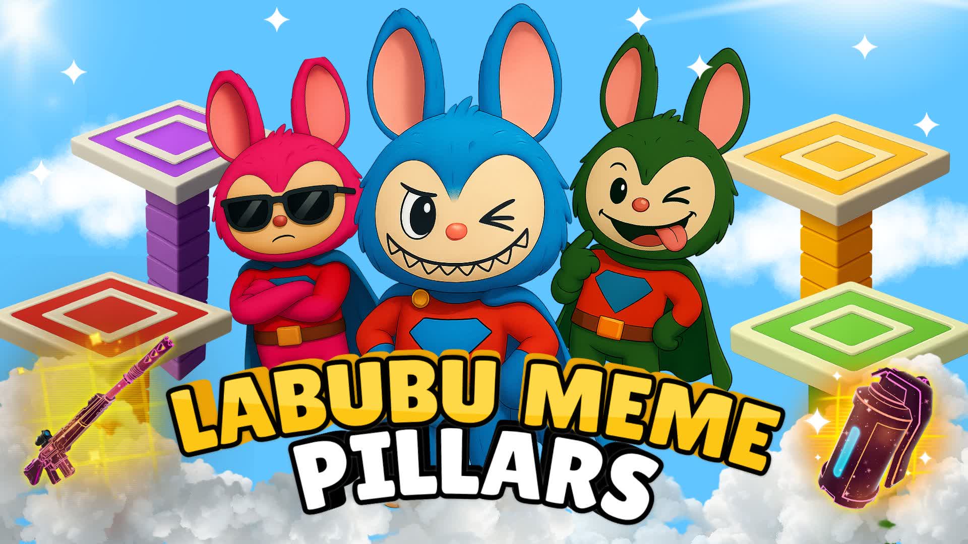 shubhverse的LABUBU MEME PILLARS0259-7851-8270 - Fortnite