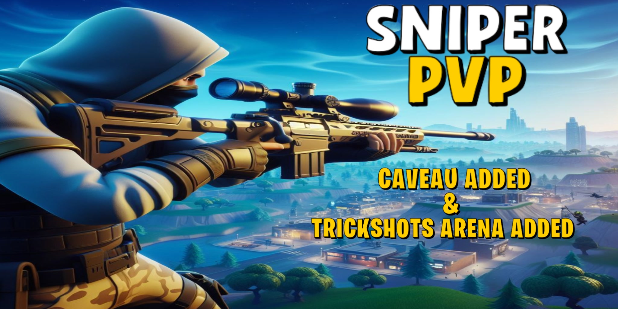 SNIPER ONE SHOT PVP🎯 [All sniper] 7586-7311-0526 by riky - Fortnite Creative Map Code - Fortnite.GG