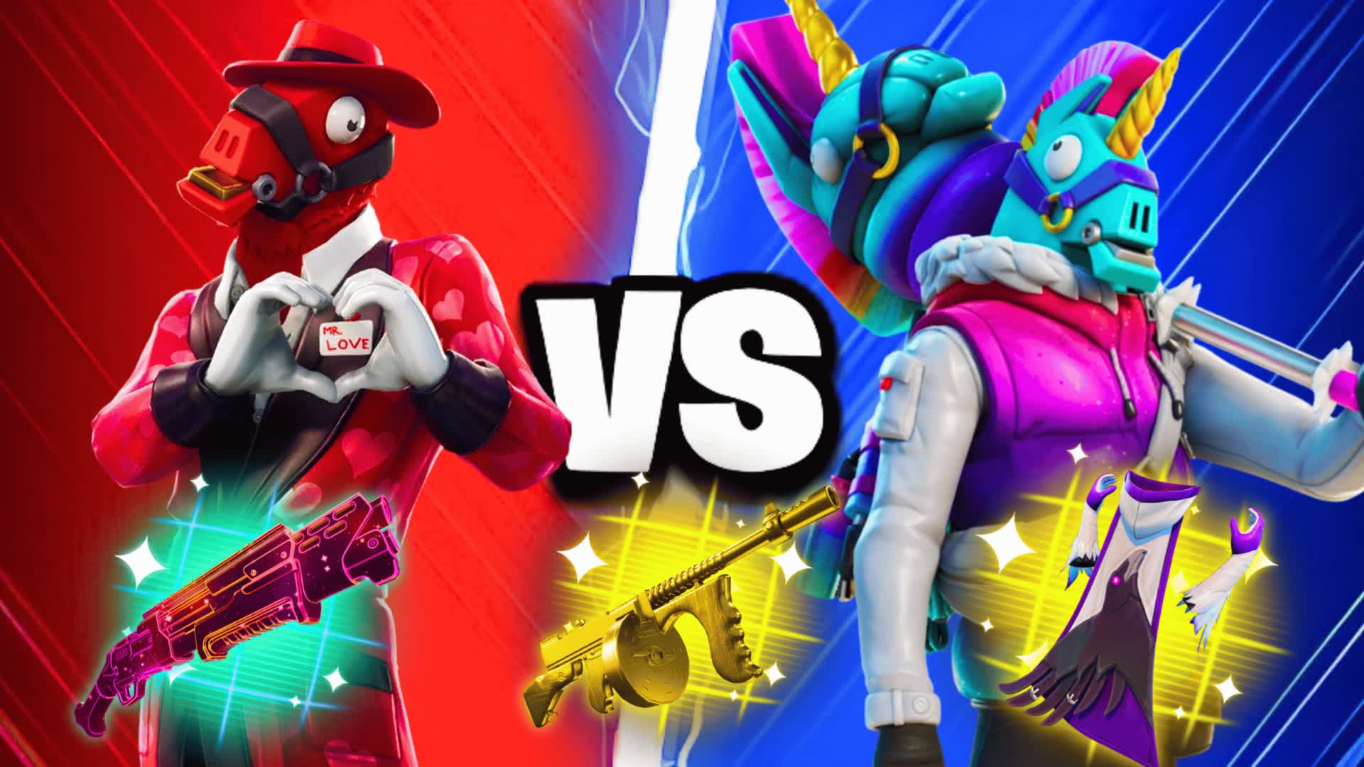 LLAMA RED VS BLUE🔴🔵 (ALL CARS) 8784-6531-1366 by bestuefnmaps - Fortnite
