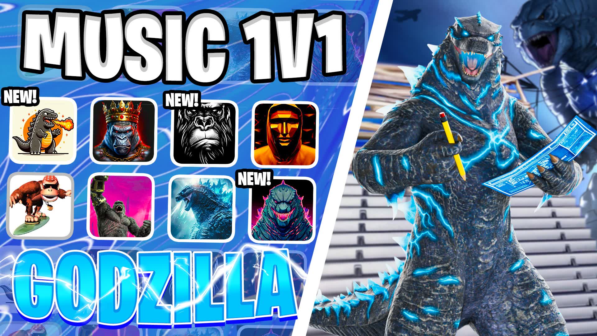 MUSIC 1V1 GODZILLA 1623-5353-8937 by minizoo - Fortnite Creative Map ...