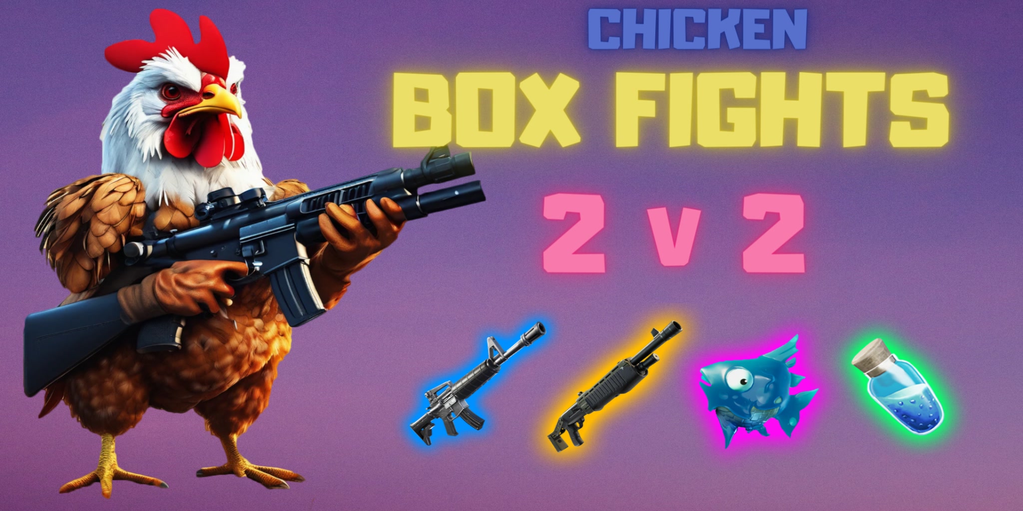 CHICKEN BOXFIGHTS (2v2) 3076-8807-1847 by chanaga - Fortnite Creative ...