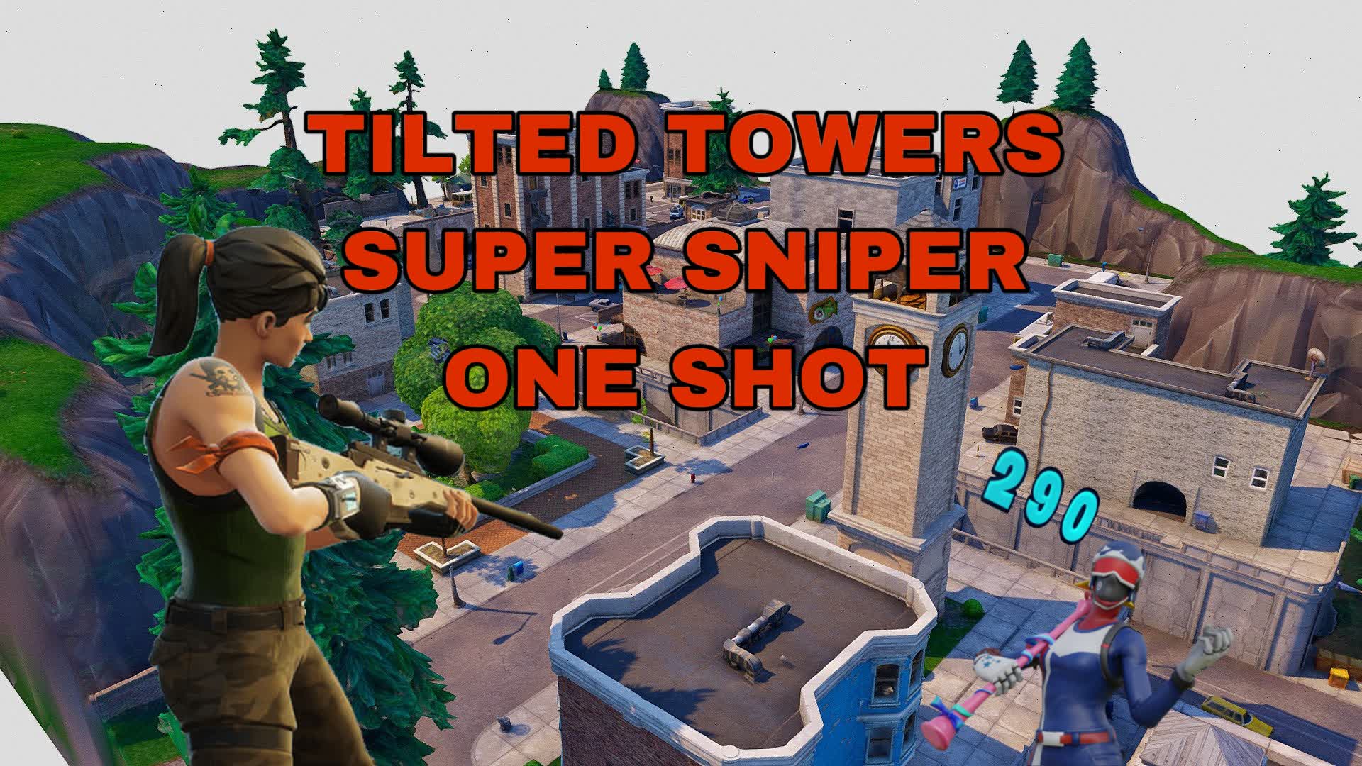 Tilted towers super sniper oneshot 0227-1002-3910 by garfild_64 - Fortnite Creative Map Code ...