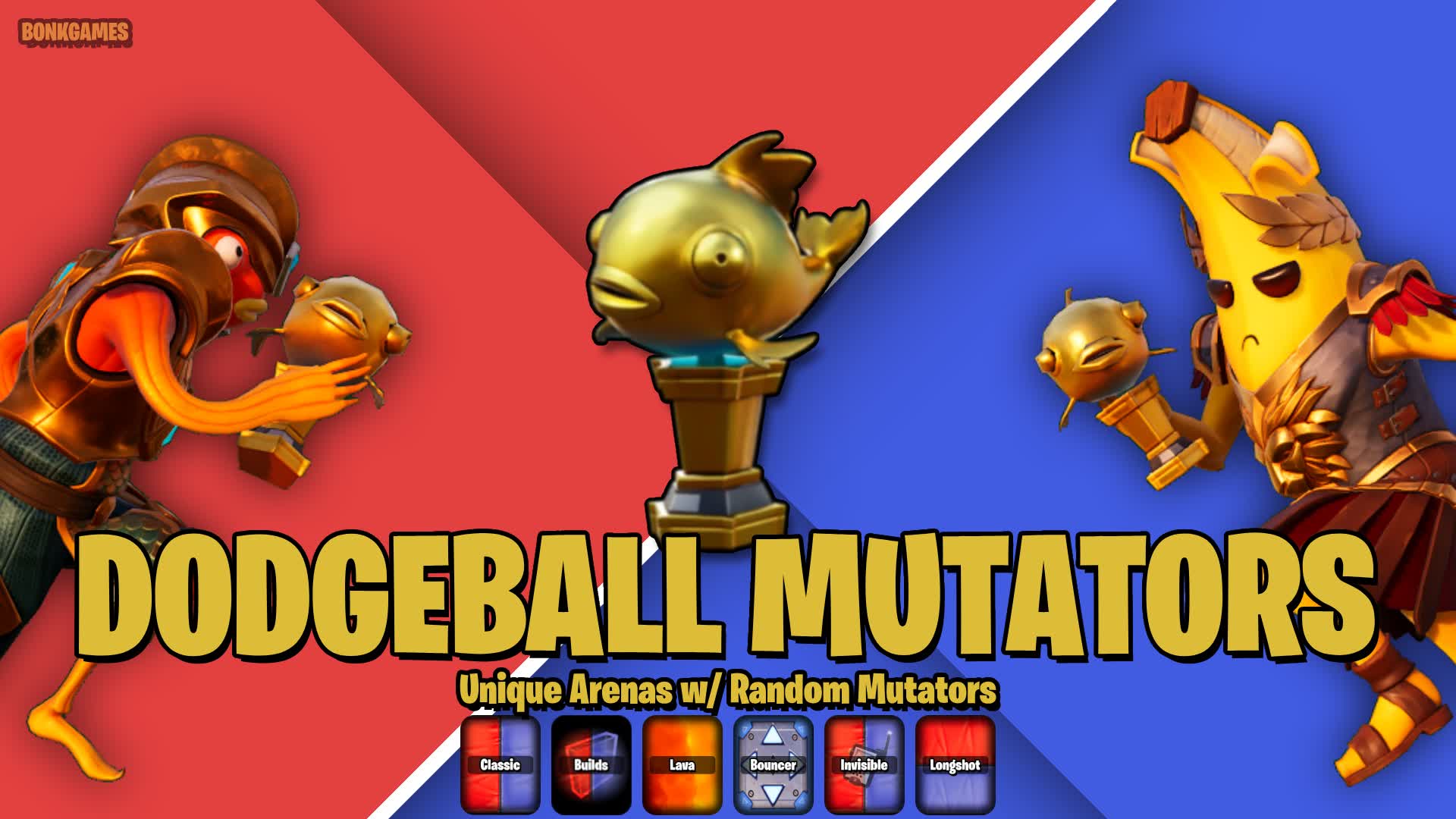 DODGEBALL MUTATORS - RED VS BLUE 3913-1832-4155 by bonkgames - Fortnite Creative Map Code ...