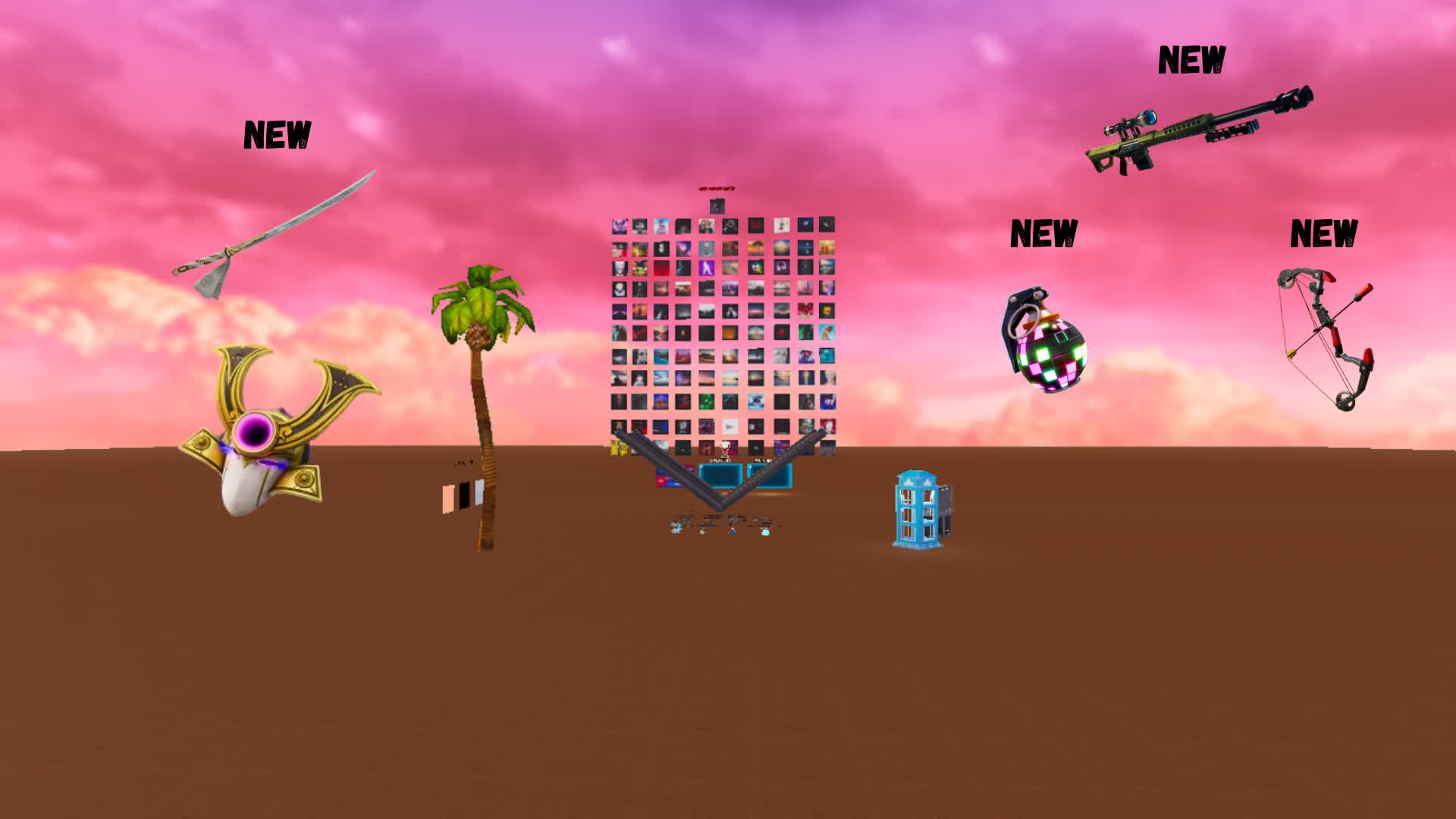 1v1 with music [16 players] 0788-8522-3884 by notgiuseppe - Fortnite Creative Map Code - Fortnite.GG