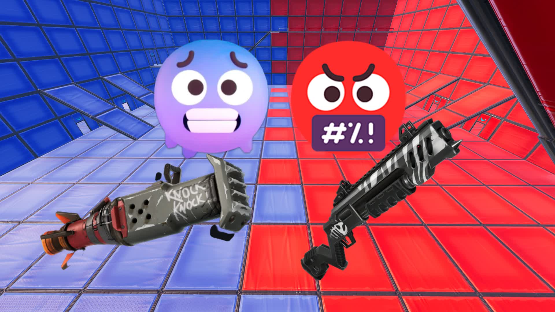 😎FLAT RED VS BLUE😃 6460-7228-1768 by puffo - Fortnite Creative Map Code ...