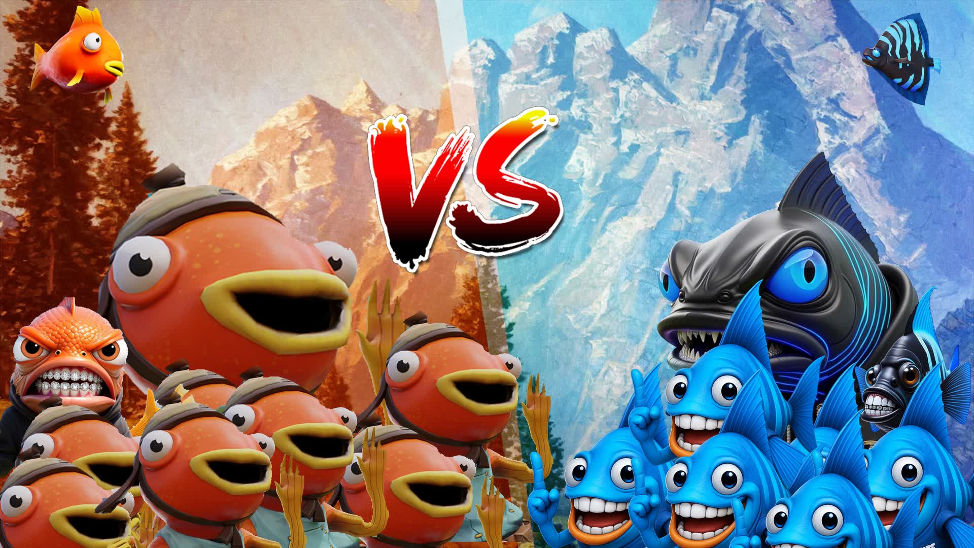 🔴 Flopper vs 🔵 Shield Fish 5887-1725-2439 by xonnic - Fortnite Creative ...