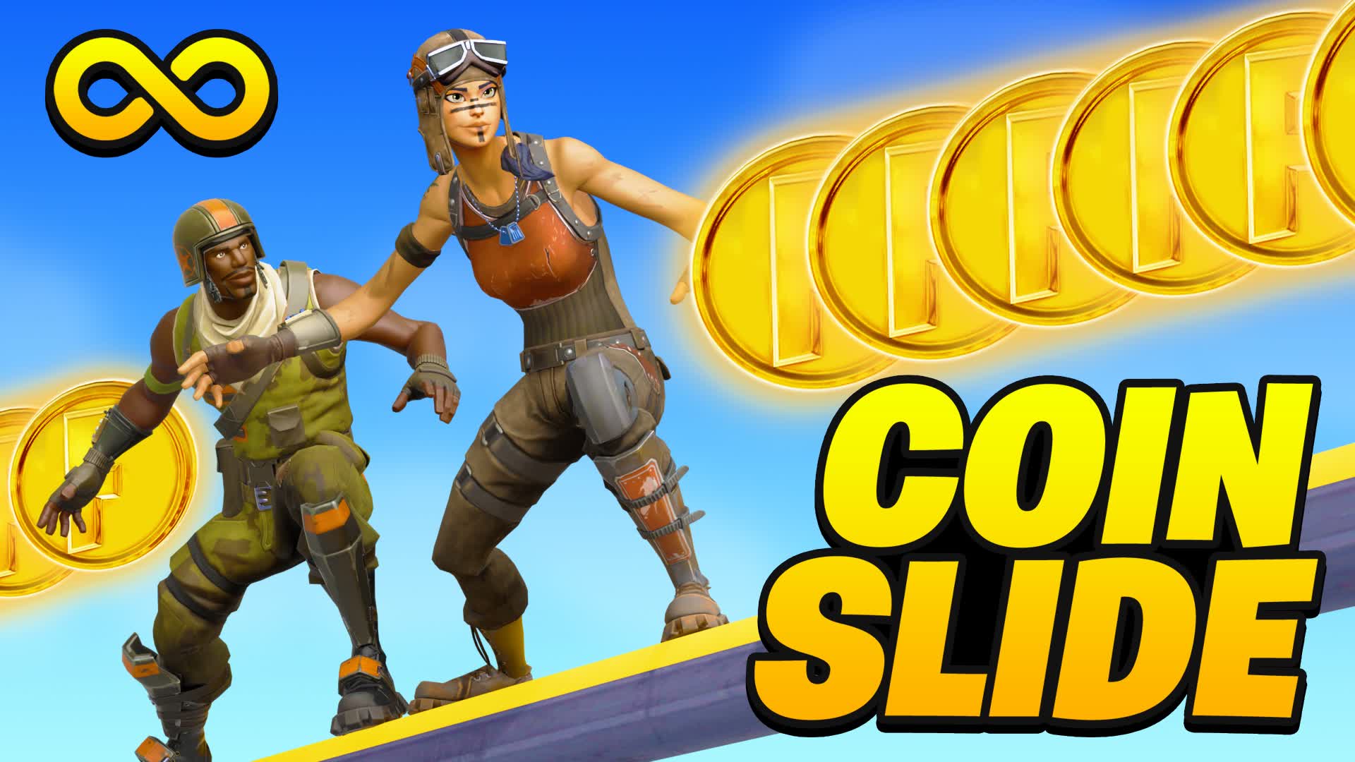 INFINITE COIN SLIDE AND CHILL 3601-3593-8582 من ابتكار bency - Fortnite