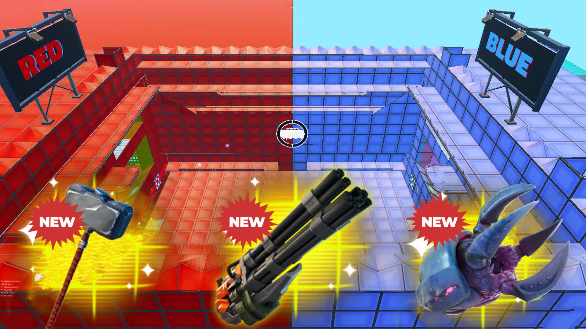 MEGA CRAZY OG 🔴RED VS BLUE 🔵 5541-4213-5229 by czz - Fortnite Creative ...