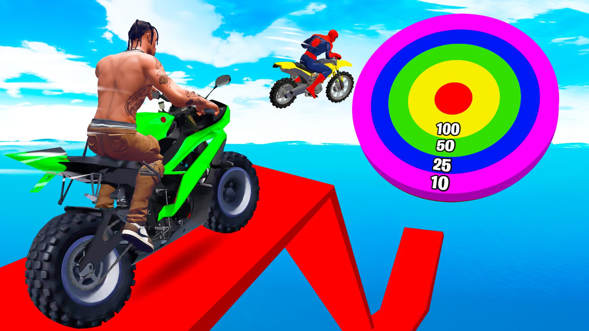 MEGA BATTLE RAMP 🎯 1432-6710-8624 by pjp - Fortnite.GG