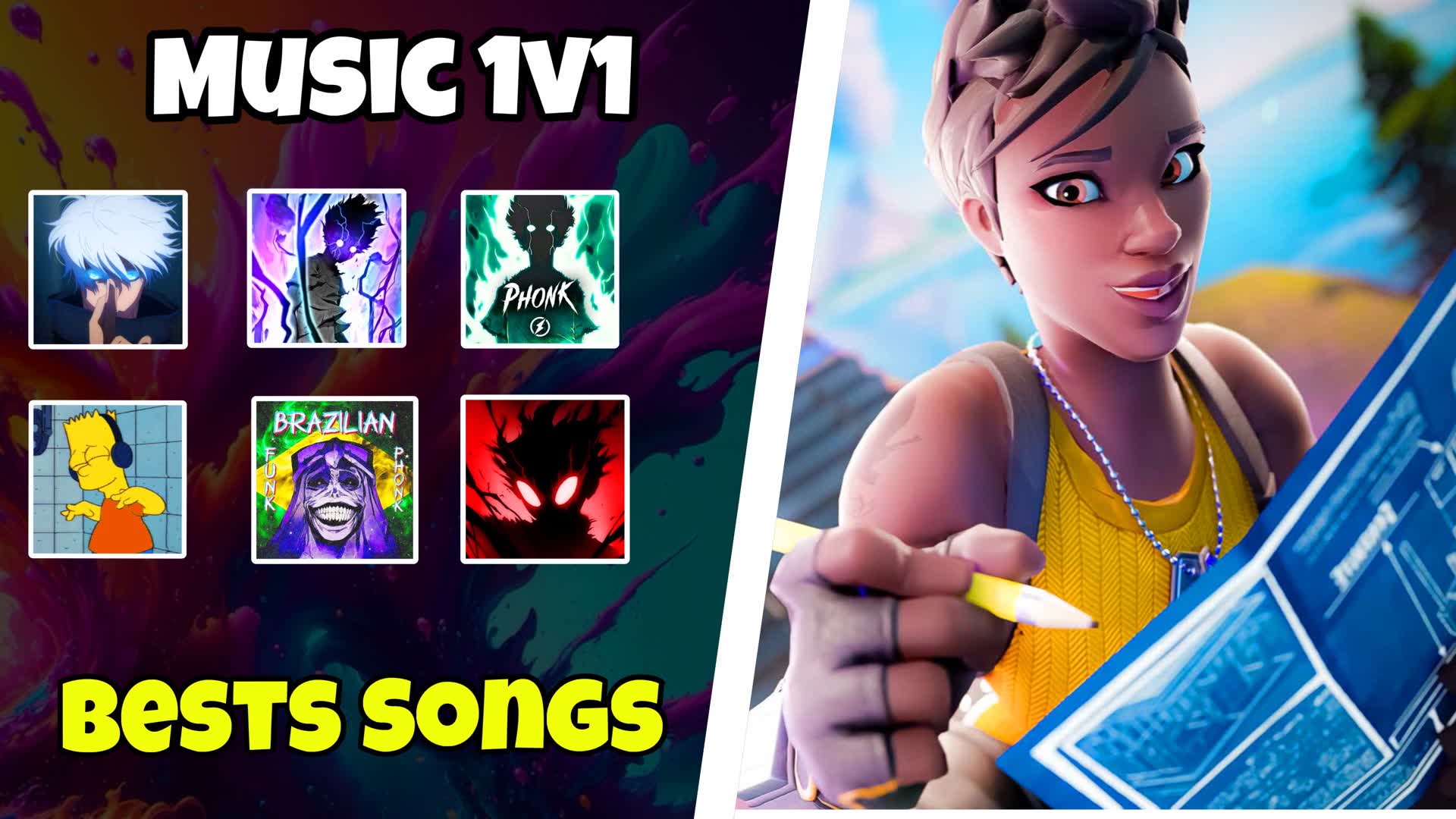 🎵 BEST MUSIC 1v1 🏆 [Bests Songs] 0066-5400-8137 by haloween - Fortnite ...