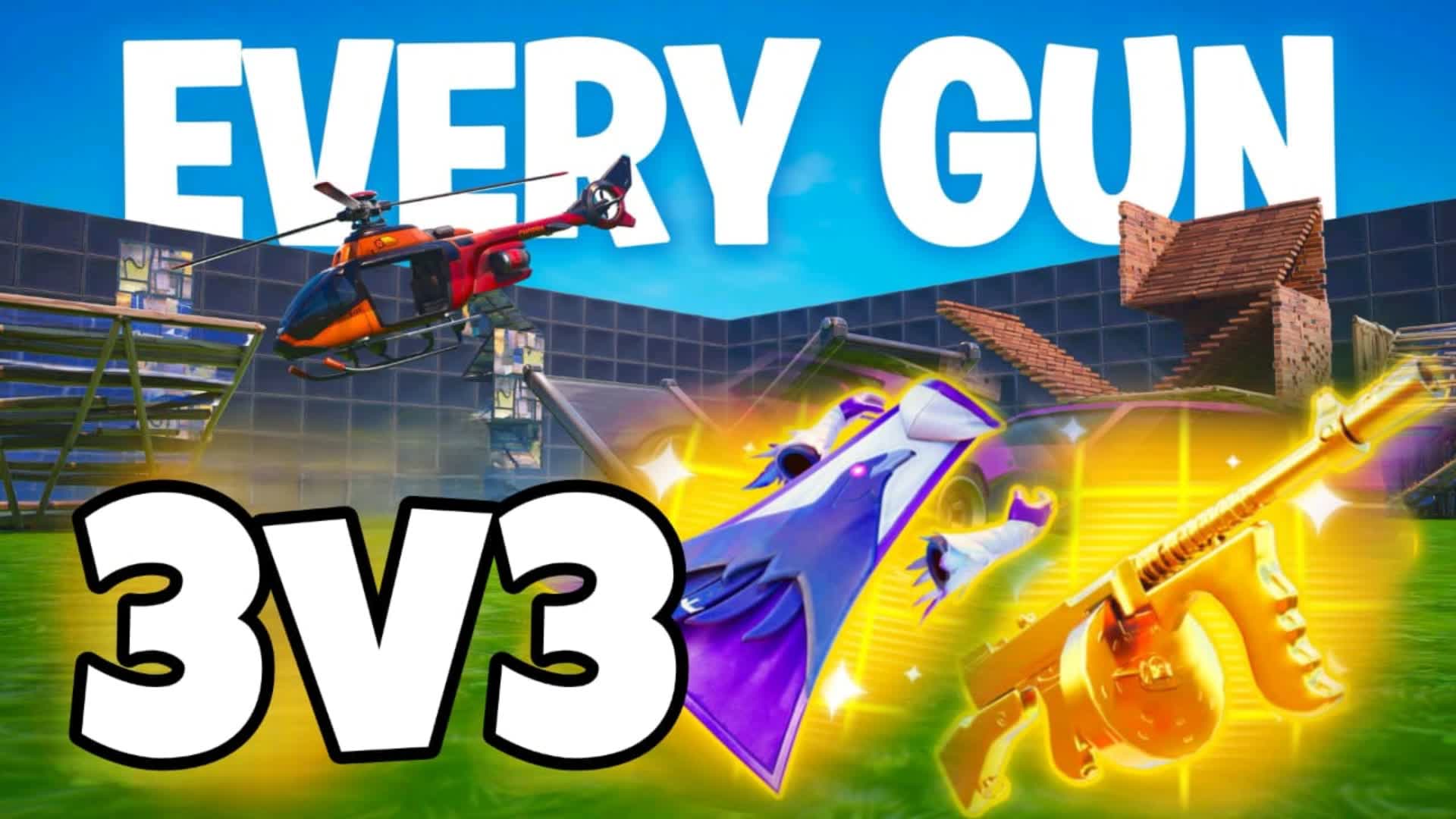 EVERY GUN 💥 3V3 4480-4007-5857 by ha0 - Fortnite Creative Map Code ...