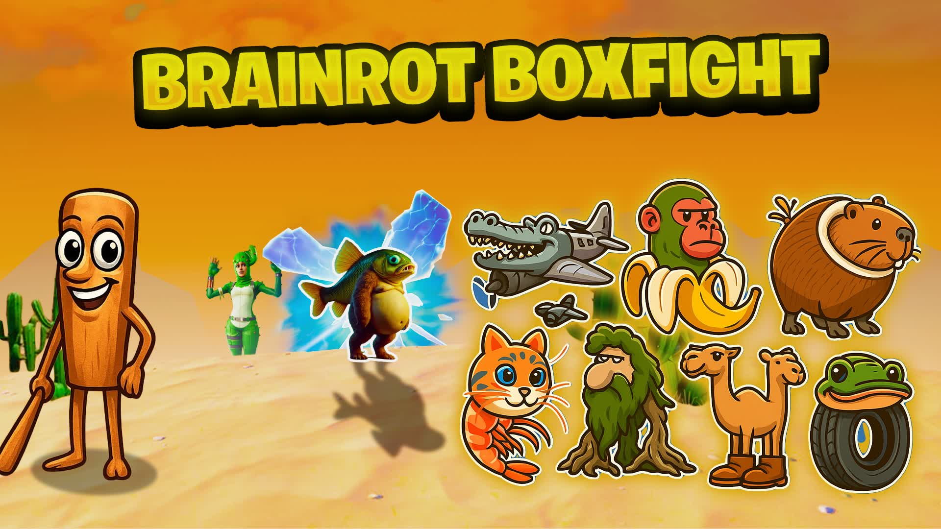 😂 Italian Brainrot Boxfights 📦 9661-3495-9758 by st3pver4 - フォートナイト