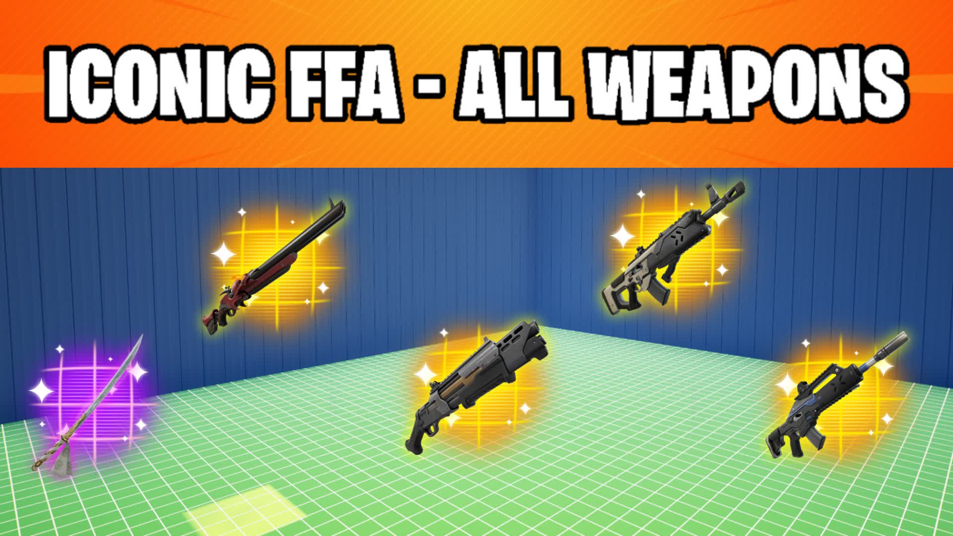 ICONIC FFA - ALL WEAPONS 6010-0114-1494 by epic-maps - Fortnite ...