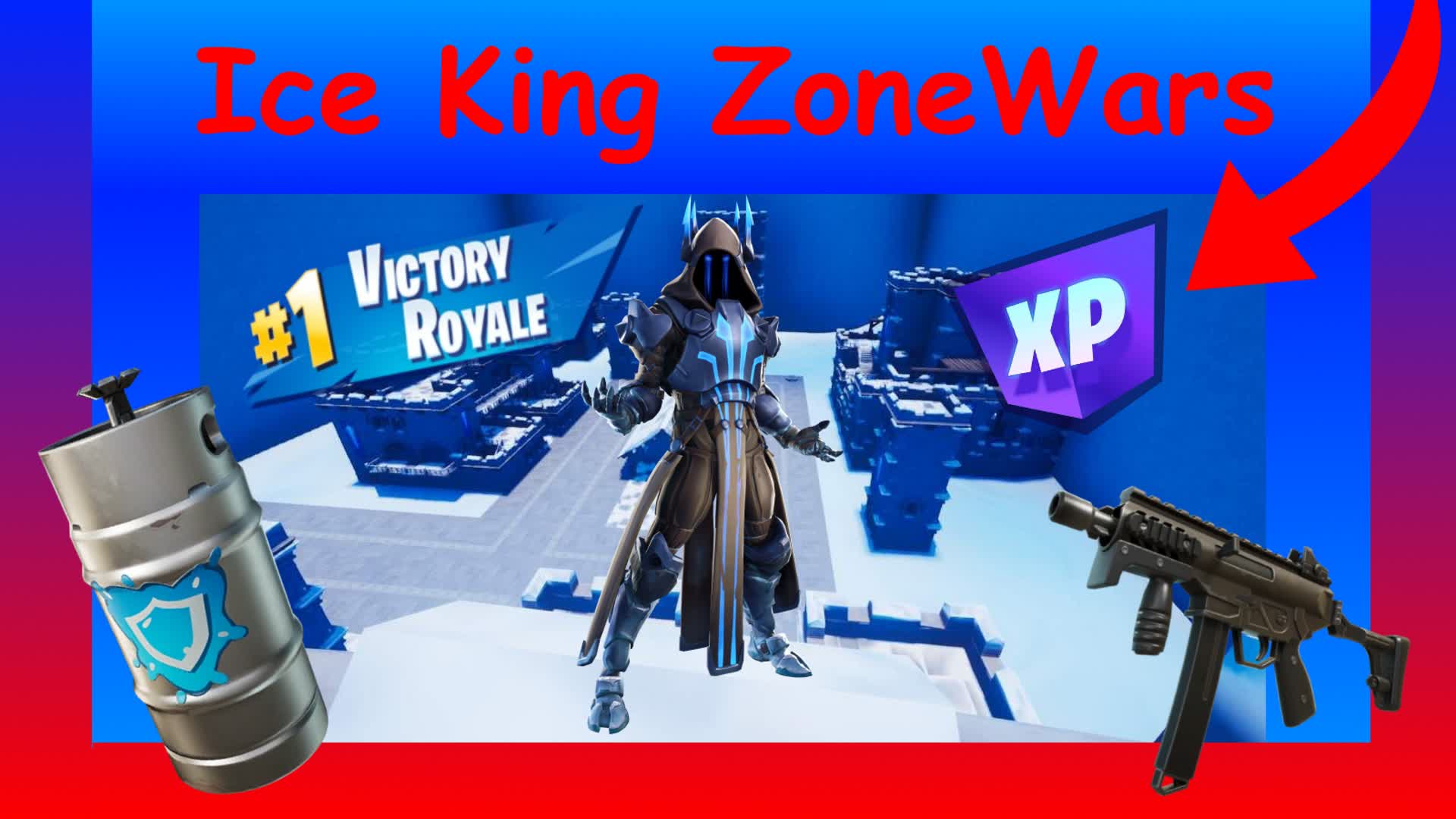ICE KING ZONEWARS!!! 5041-4688-1749 by cwbob - Fortnite Creative Map ...