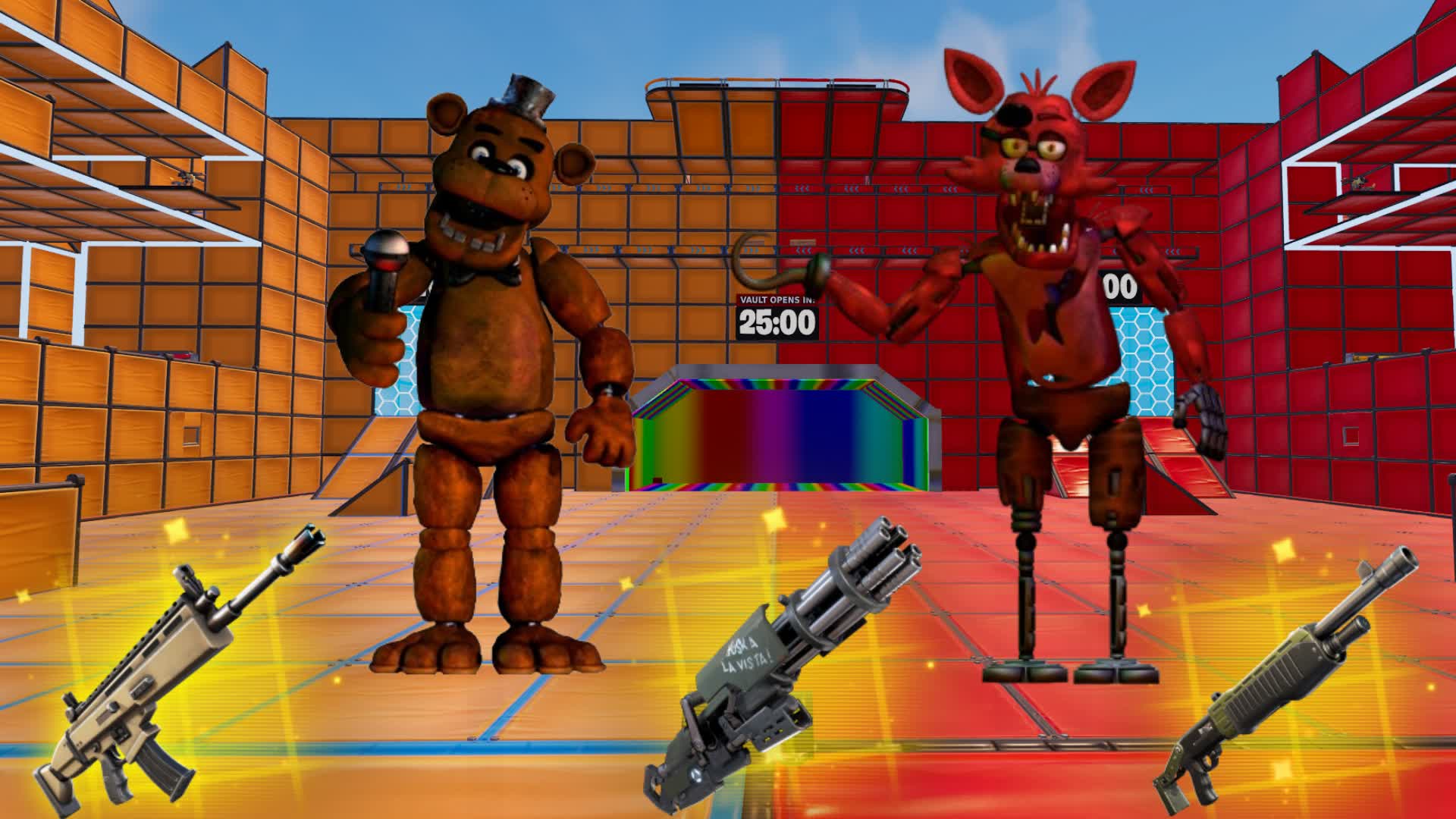 FNAF RED VS BLUE SQUID GAME 2237-4794-5725 by errxr - Fortnite Creative ...