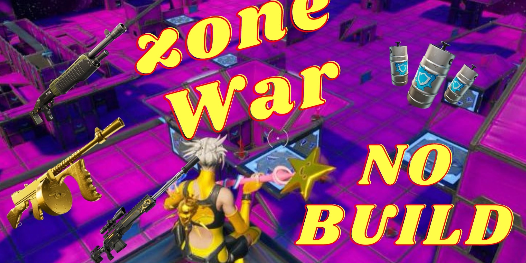 Zone War NO BUILD 5640-2641-4667 by lmgk - Fortnite Creative Map Code ...