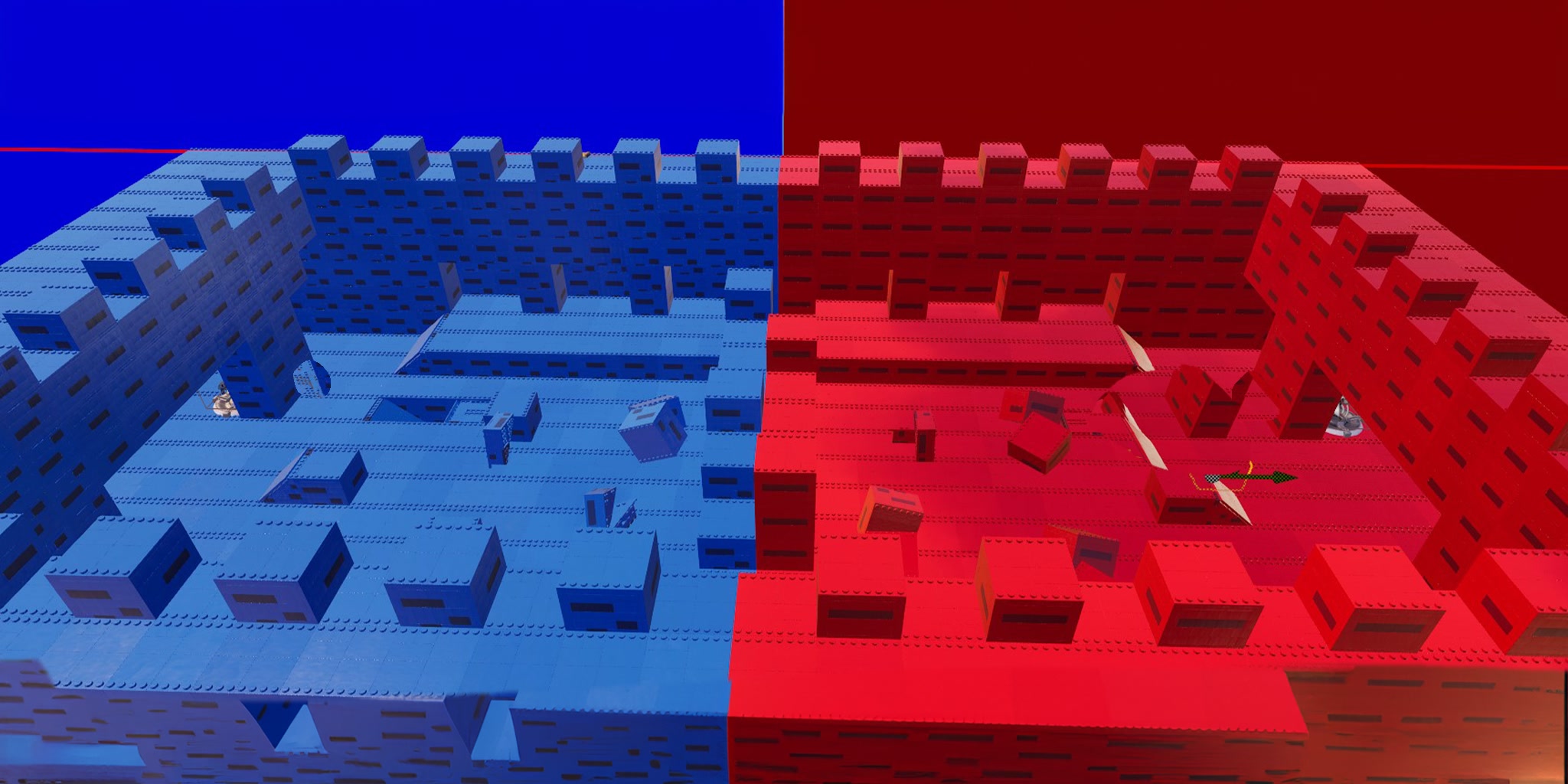 🧱Mini Brick Red VS Blue 1756-8468-8831 by bulba1x - Fortnite Creative ...
