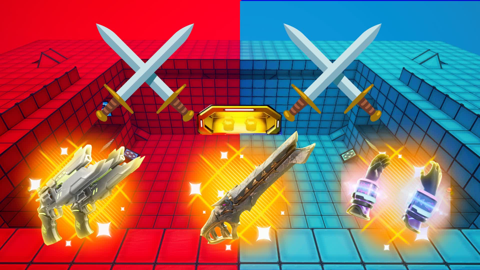 PURE MEME RED VS BLUE 🔴🔵 9005-1134-8493 by lukelittler - Fortnite