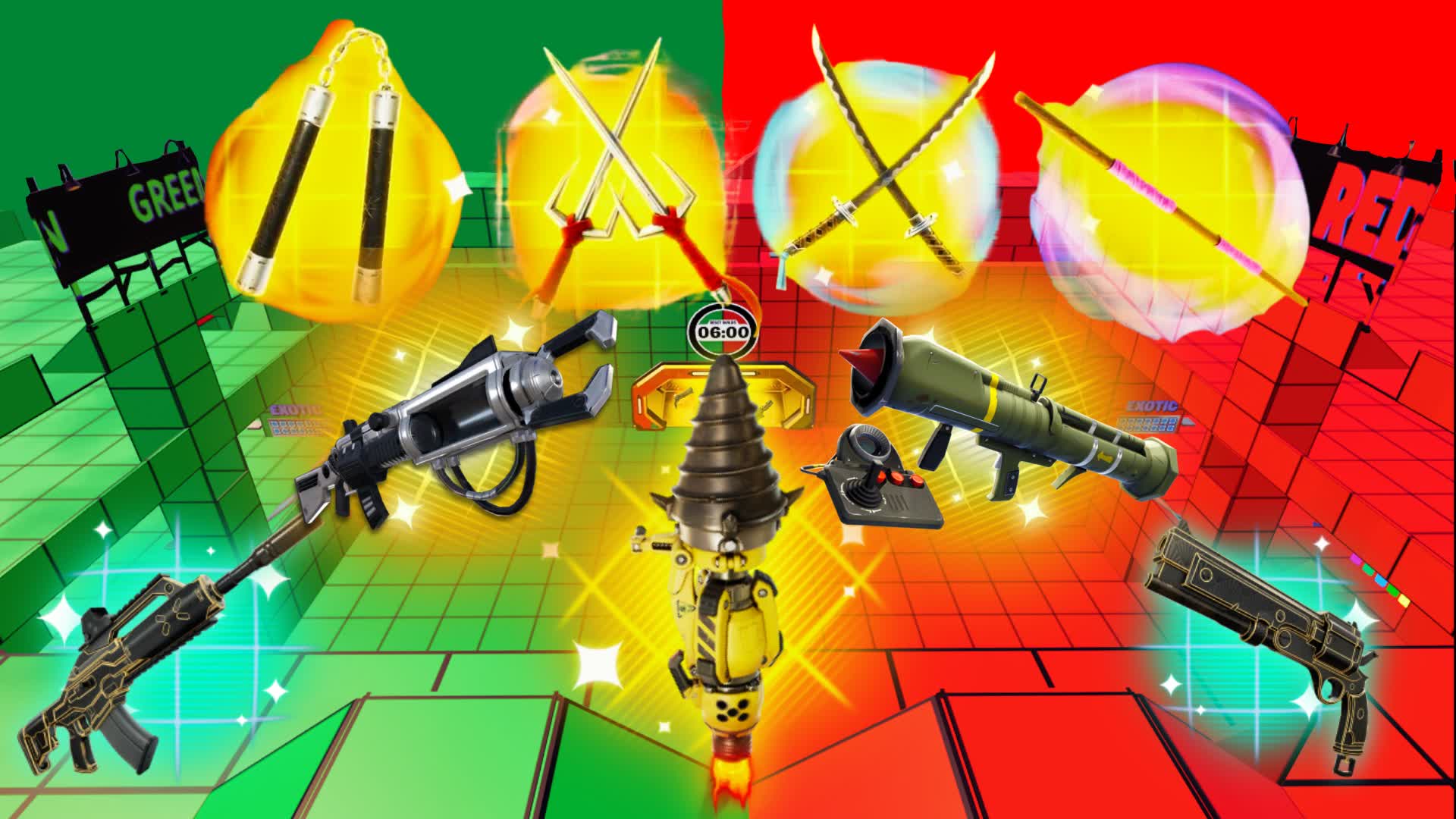 TMNT CRAZY - RED VS GREEN 🔴🟢 7420-2068-4347 by gangifishy - Fortnite ...