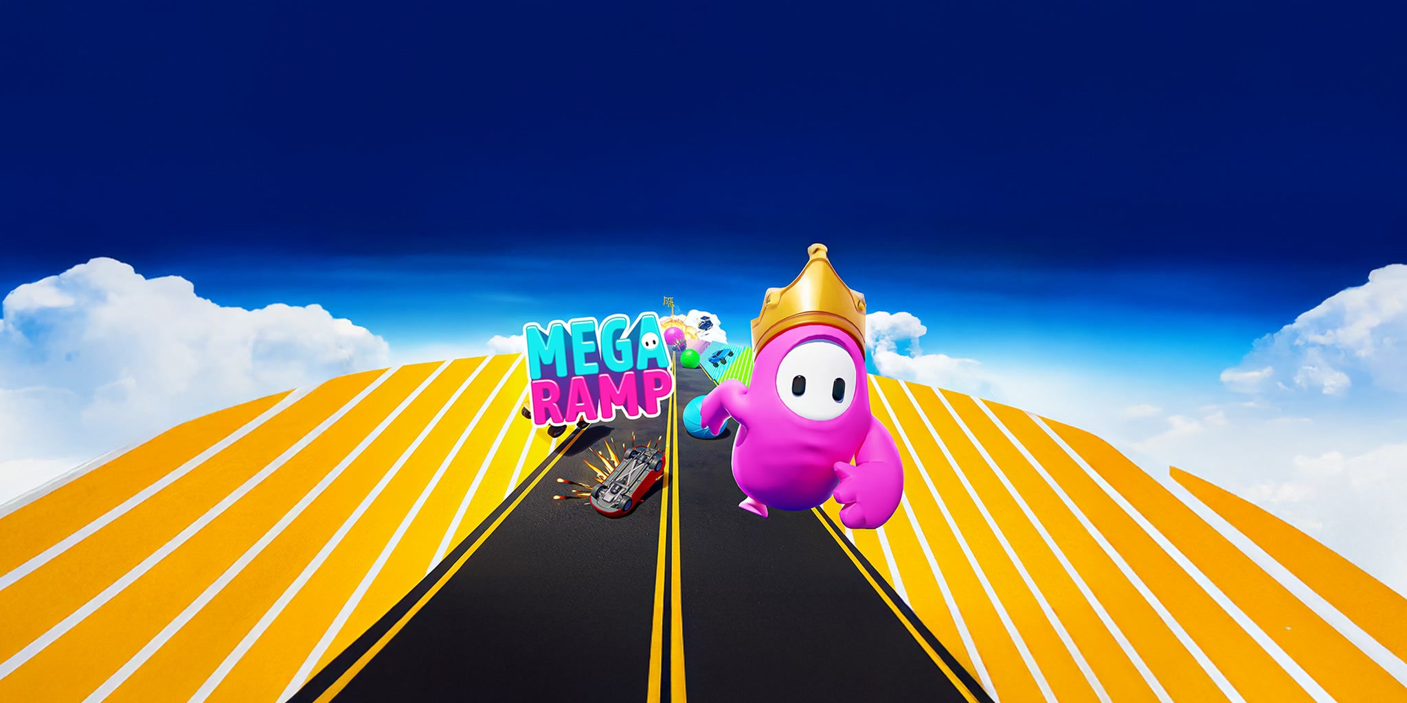 MEGA RAMP FALL GUYS 👑 0300-0793-6406 by krystal - Fortnite Creative Map ...