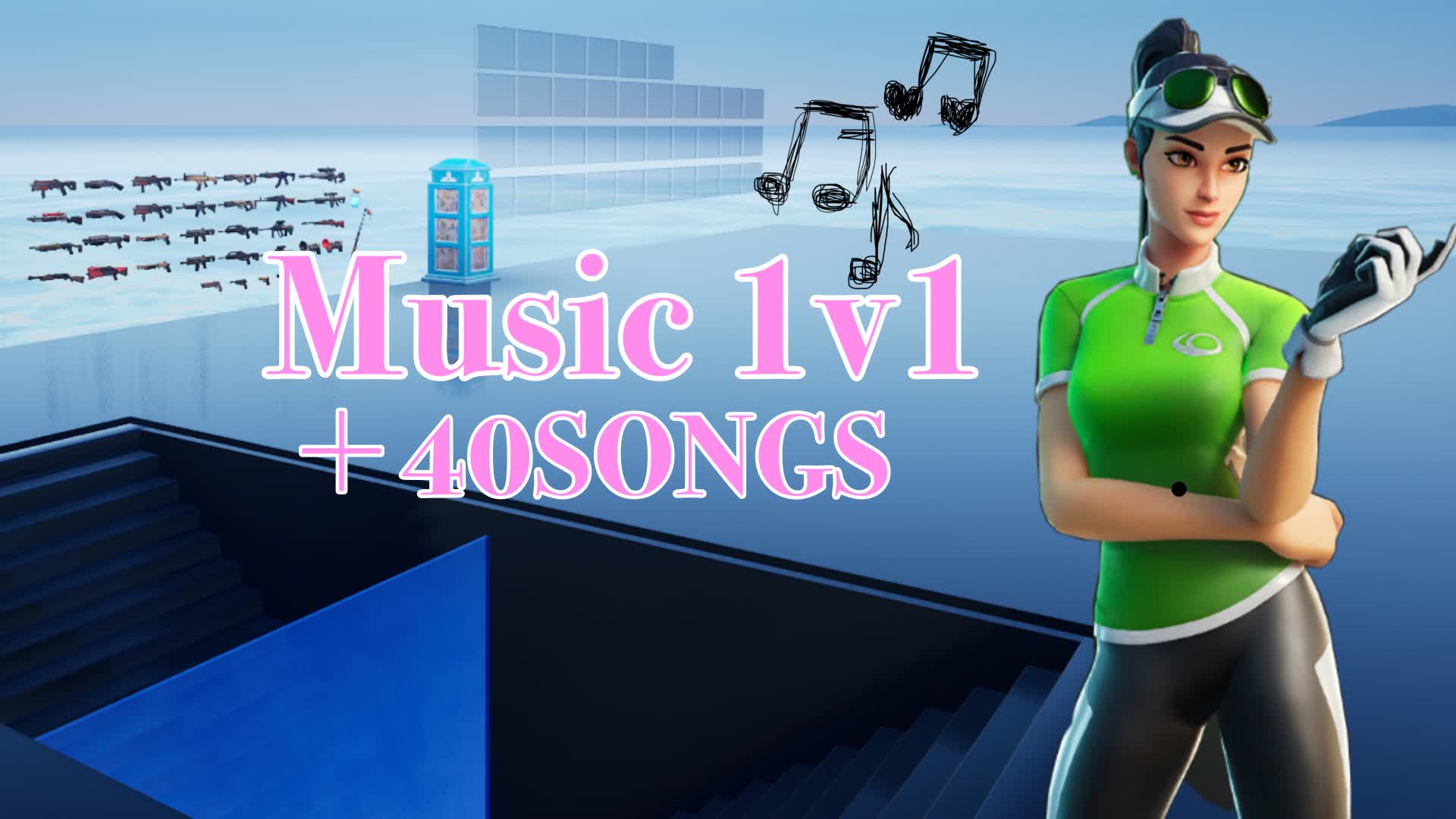 Music 1v1 8941-3498-5632 by cloverr - Fortnite Creative Map Code ...