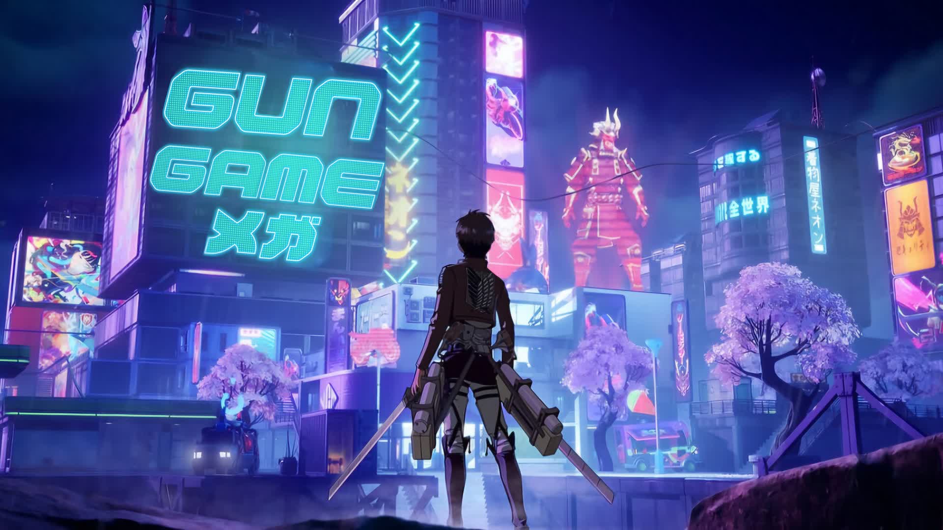 Cyberpunk Gun Game 0138-1651-1560 by mark_mesh - Fortnite Creative Map ...