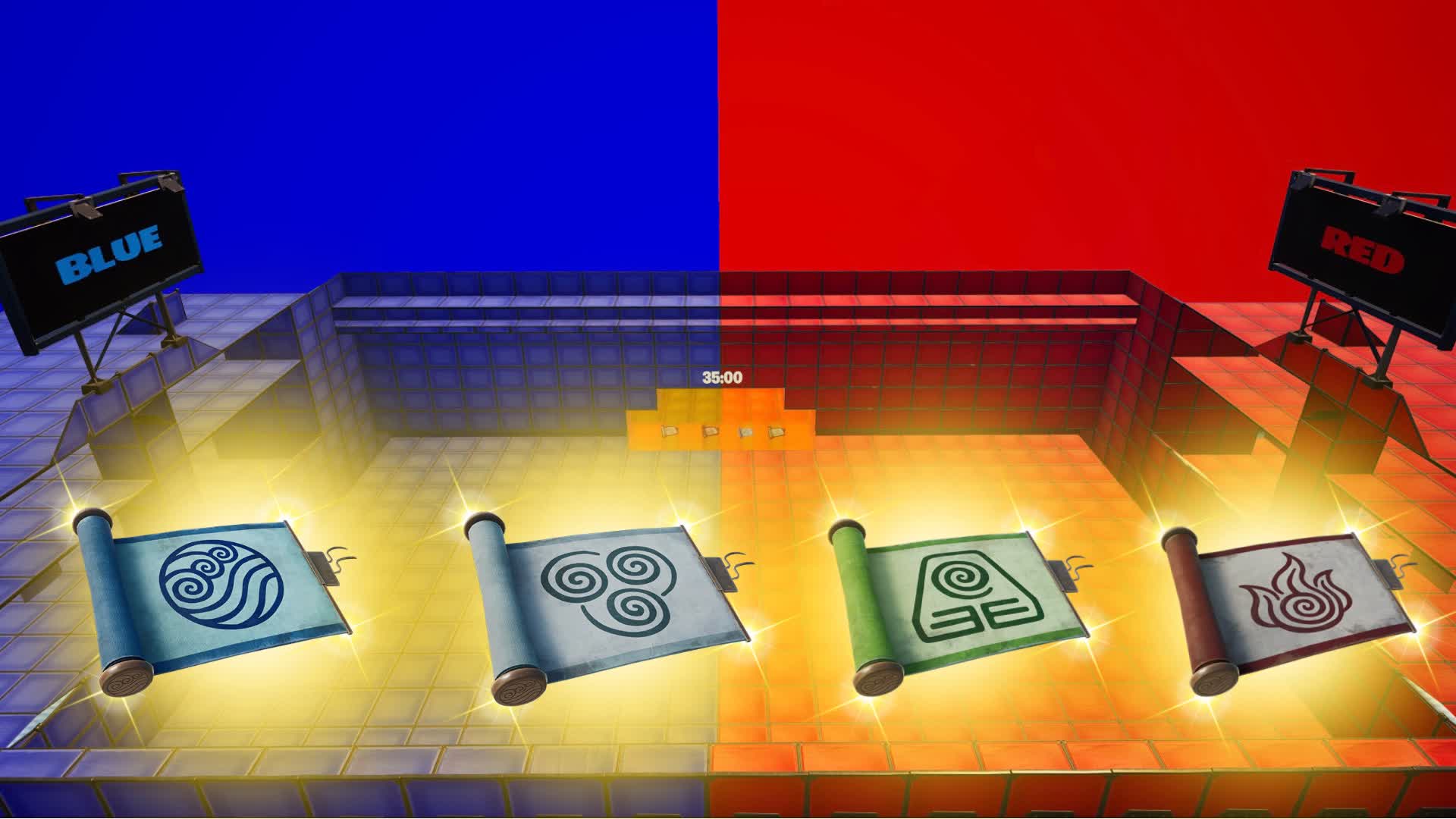 🔥AVATAR RED VS BLUE 💧 2198-5955-1847 by kempo - Fortnite Creative Map ...