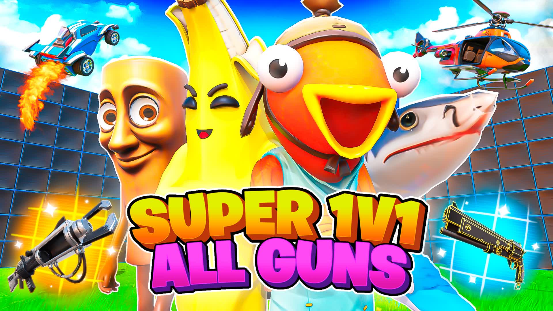 99 BOTS RANKED ALL GUNS BASE WARS (CARS) 8809-5077-2063 by eufnstudio ...