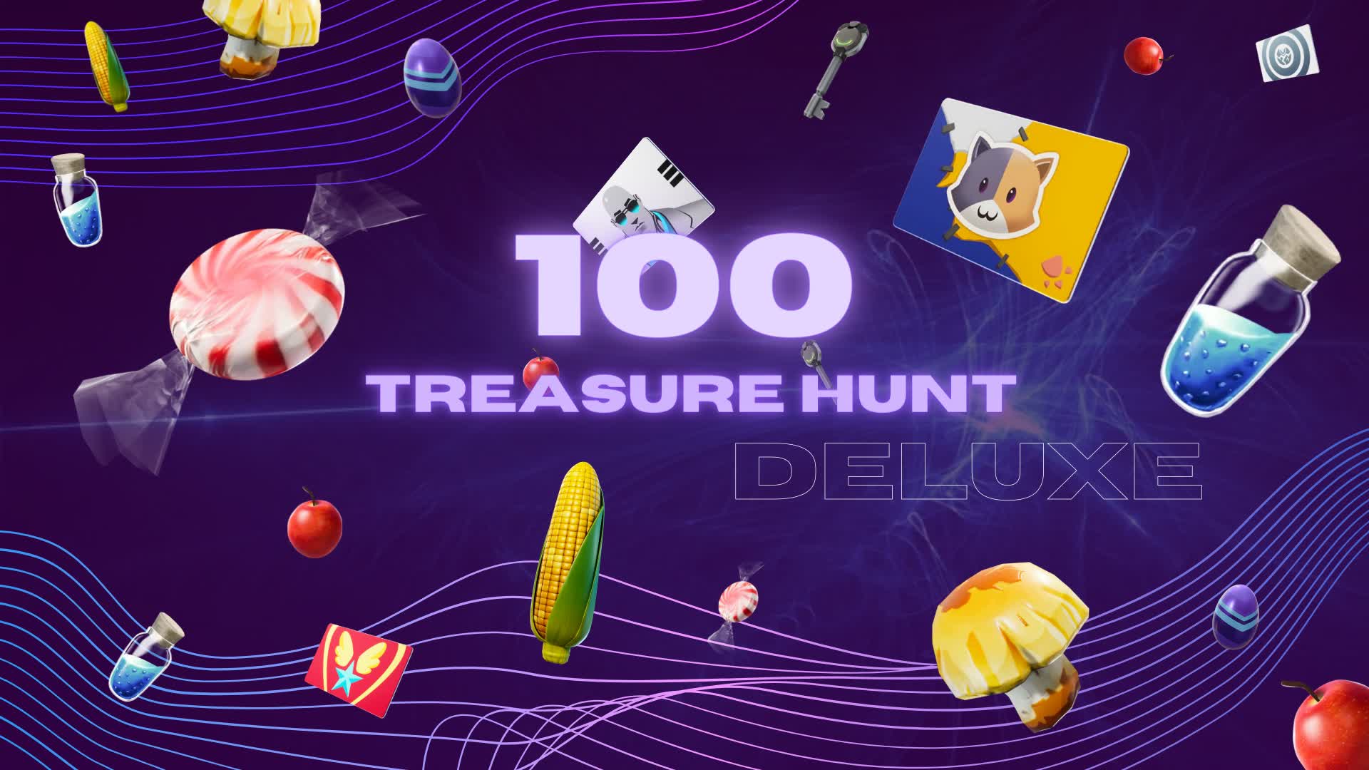 100 TREASURE HUNT DELUXE 🔍 6237-3241-0690 by pouch007 - Fortnite ...