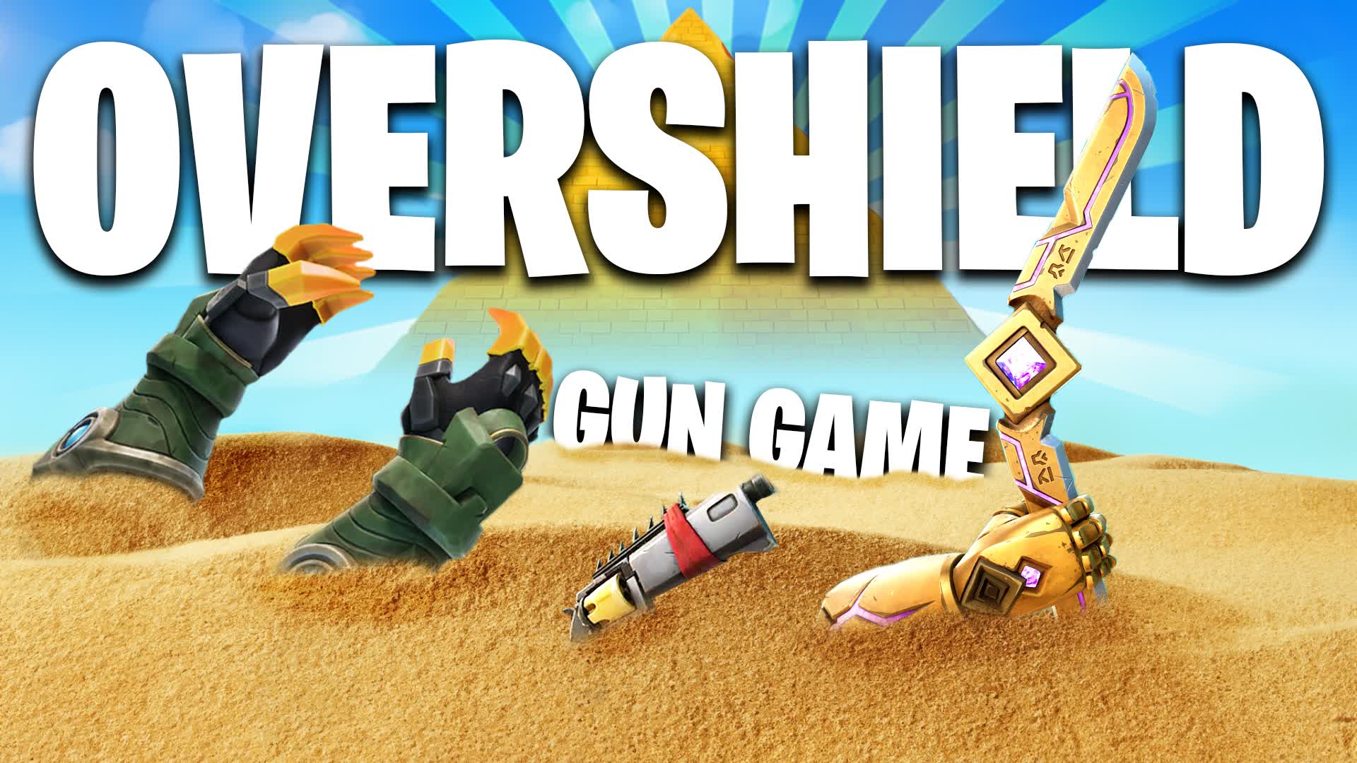 😱OVERSHIELD GUN GAME😱 9932-6334-7838 by sunn - Fortnite Creative Map ...