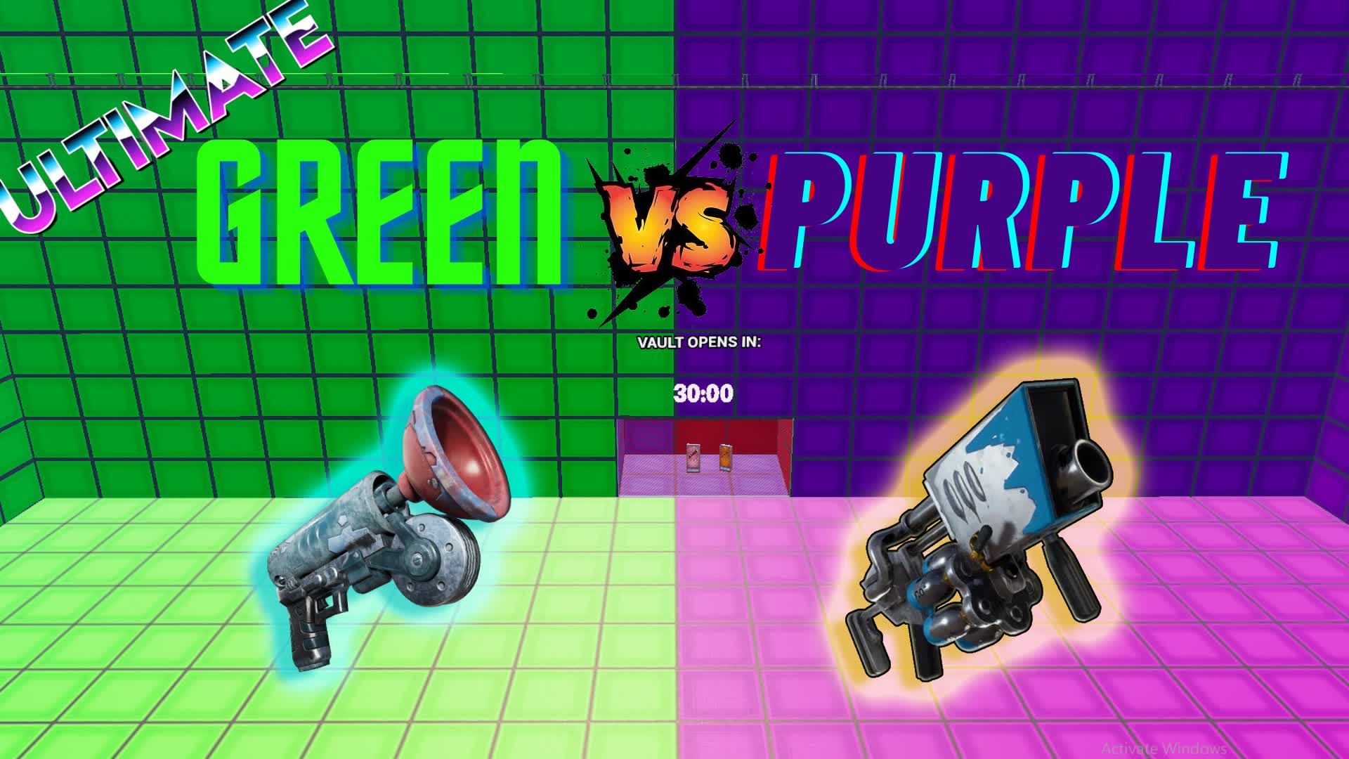 🥵GREEN VS PURPLE-ALL WEAPONS🥶 6045-5046-0000 by akarsh - Fortnite ...