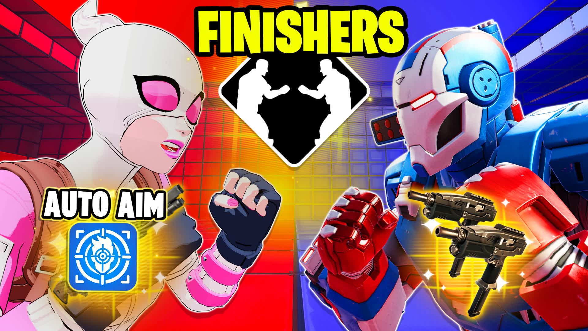 TURBO RED VS BLUE FINISHERS 🔴🔵 9631-8675-5995 by rockygift2 - Fortnite ...