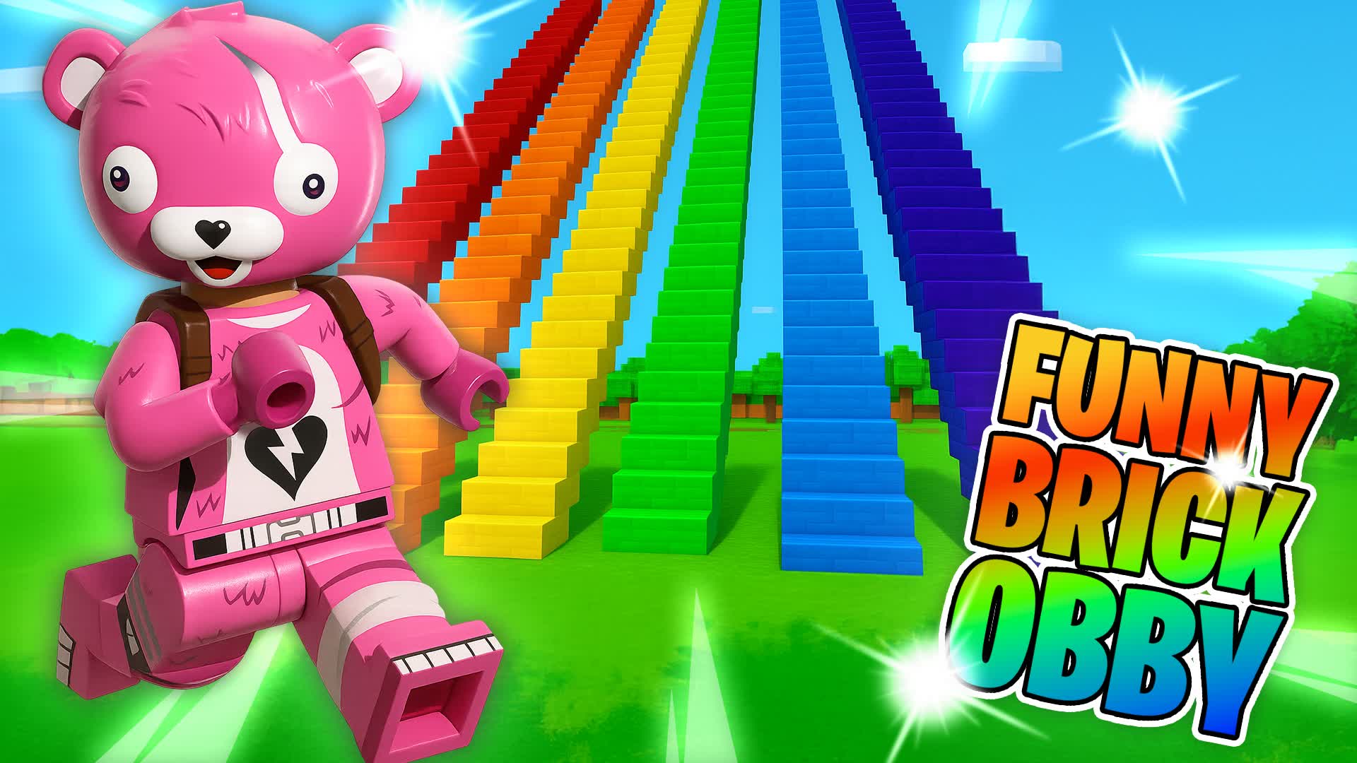 🌈FUNNY OBBY PARKOUR - BRICK 110+🌈 8355-7268-6427 by gmaikelo - Fortnite