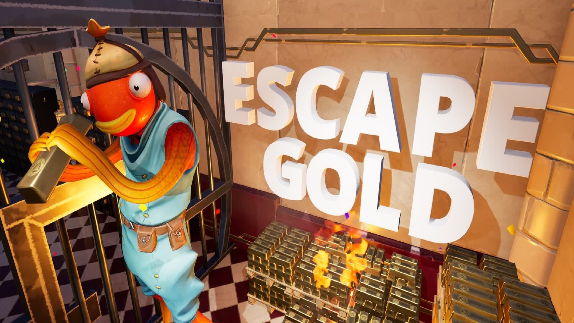 Escape Gold 3435-8874-5744 by crusader123 - Fortnite Creative Map Code - Fortnite.GG