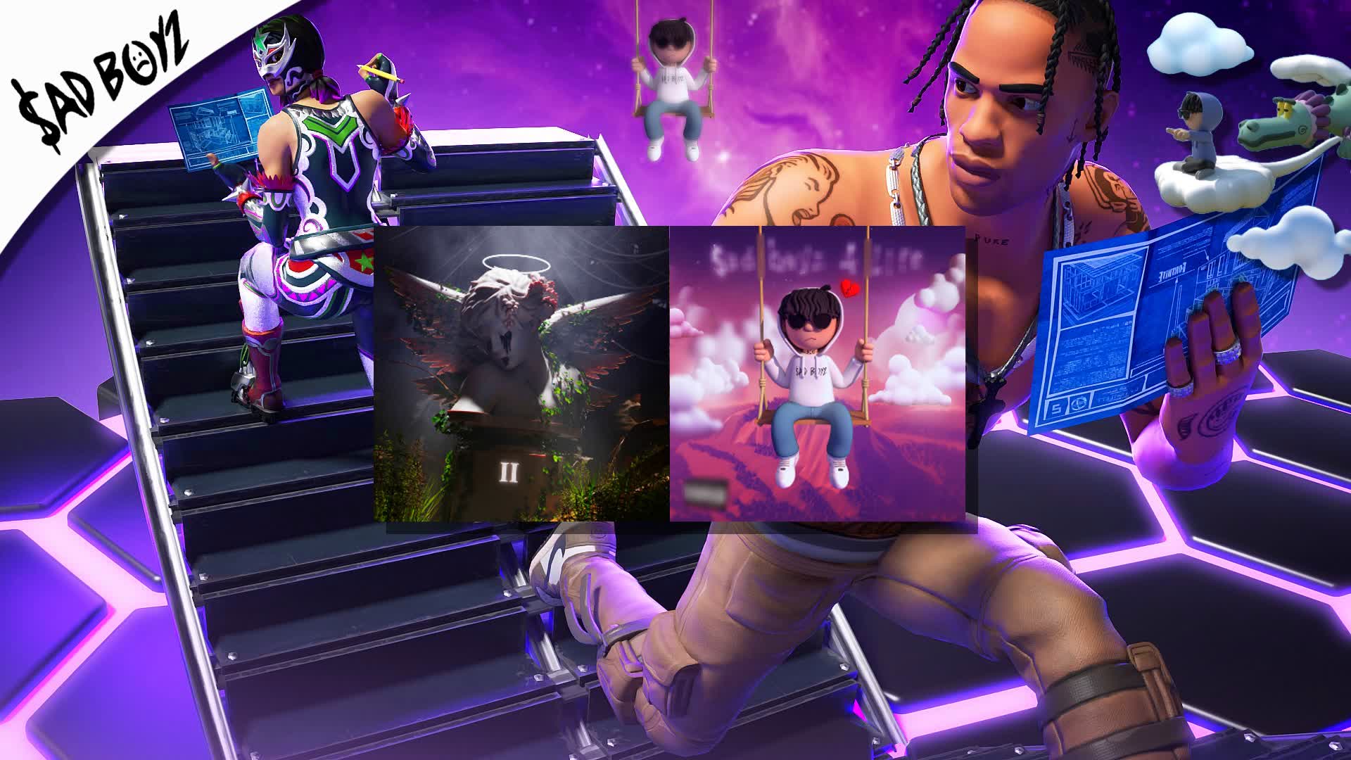 SAD BOYZ/JUNIOR H 1v1 [ÁLBUMES ENTEROS] 2474-7867-2283 by diezuh - Fortnite