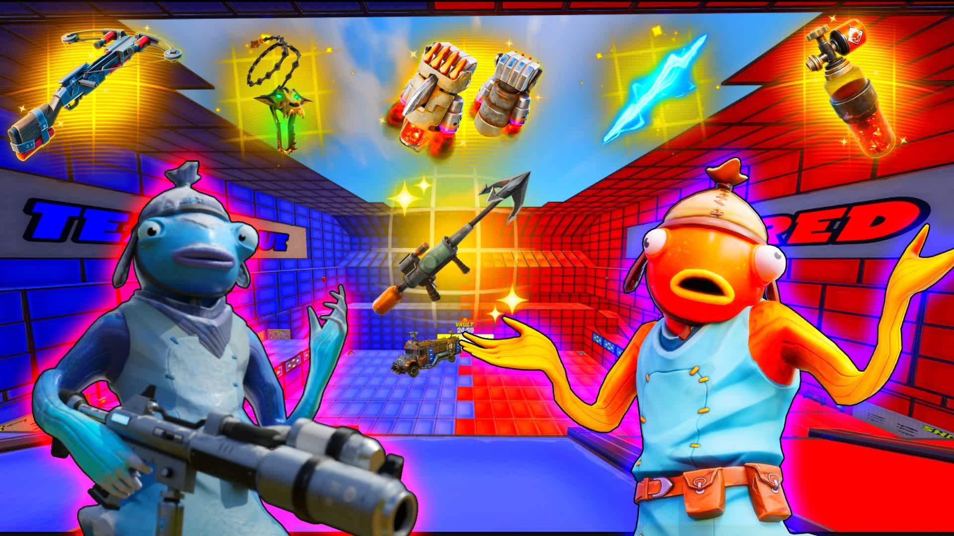 CLASSIC RED VS BLUE 🔴🔵 9723-1156-2861 by sukodvr - Fortnite Creative ...